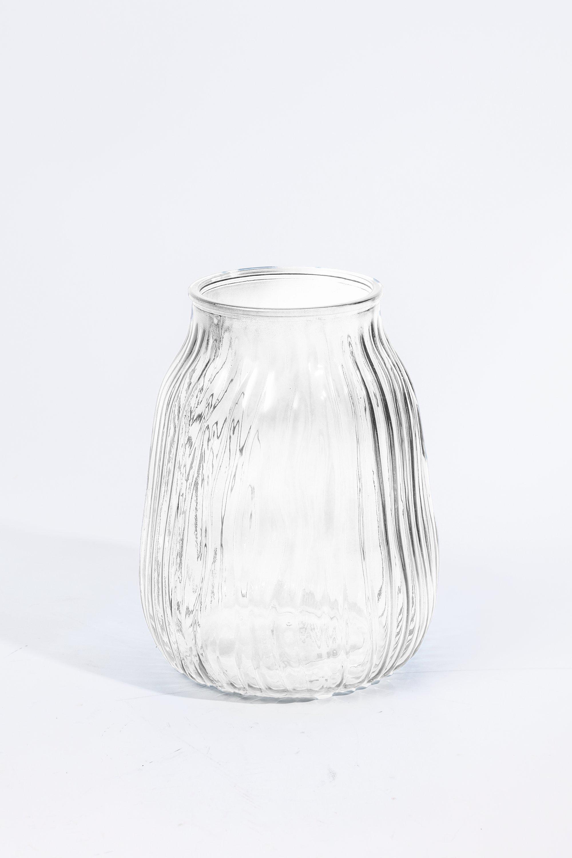 Azure Ripple Vase, 16x20cm