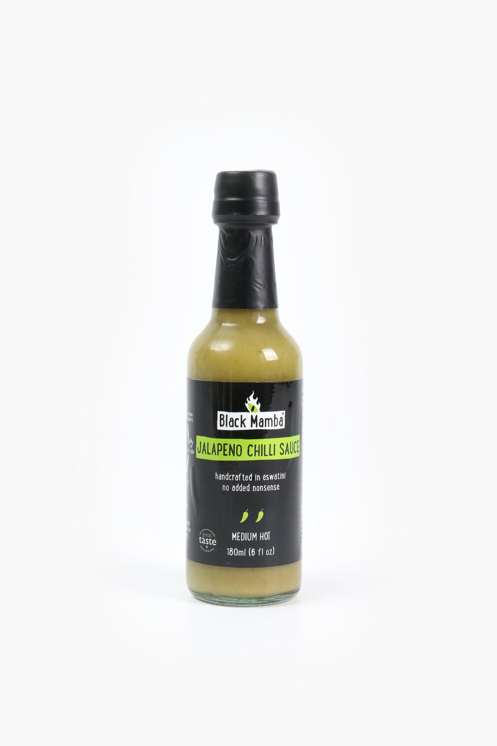 Black Mamba Jalapeno Chilli Sauce, 180ml