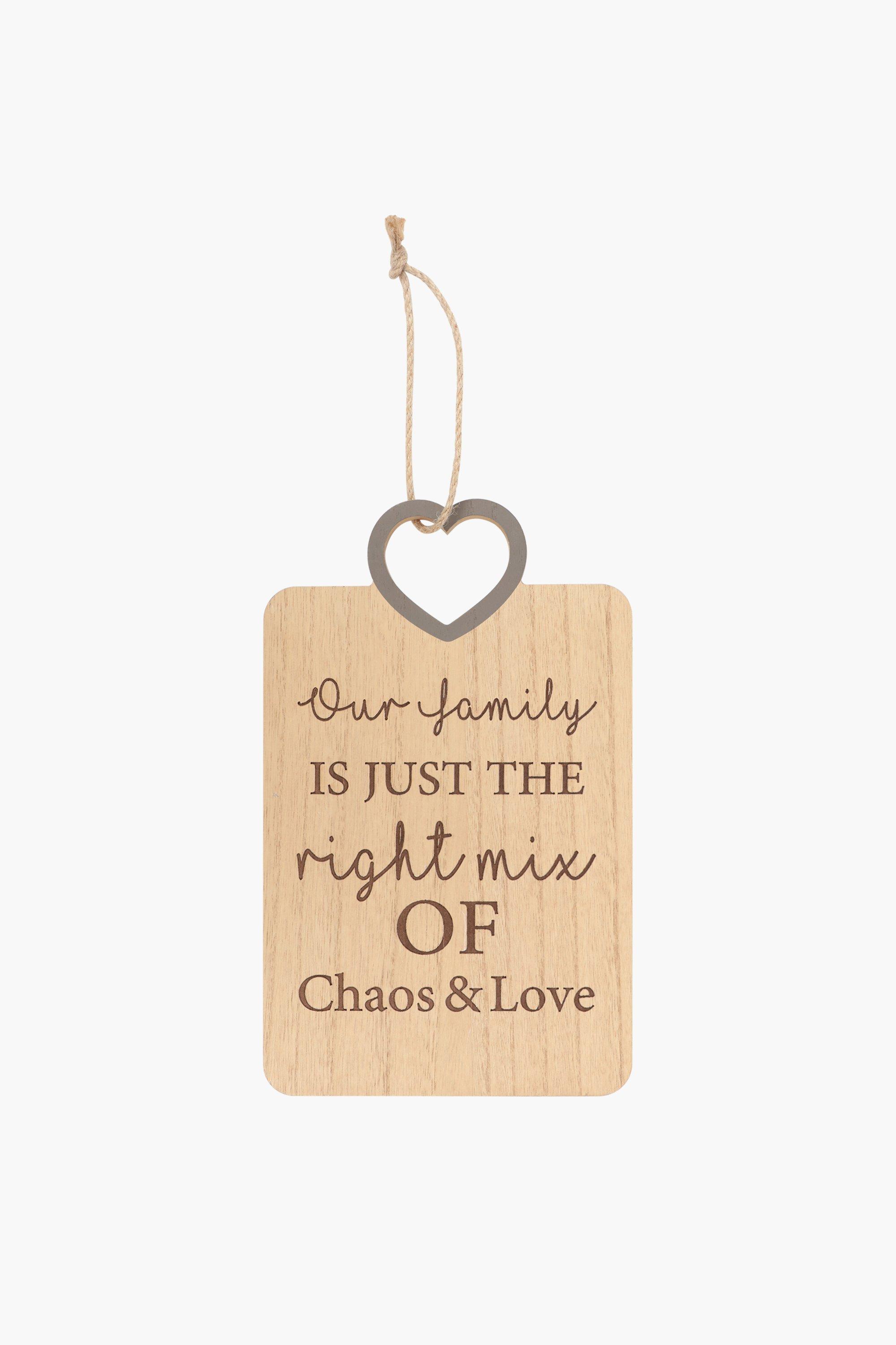 Family Script Decor Sign, 18x29cm