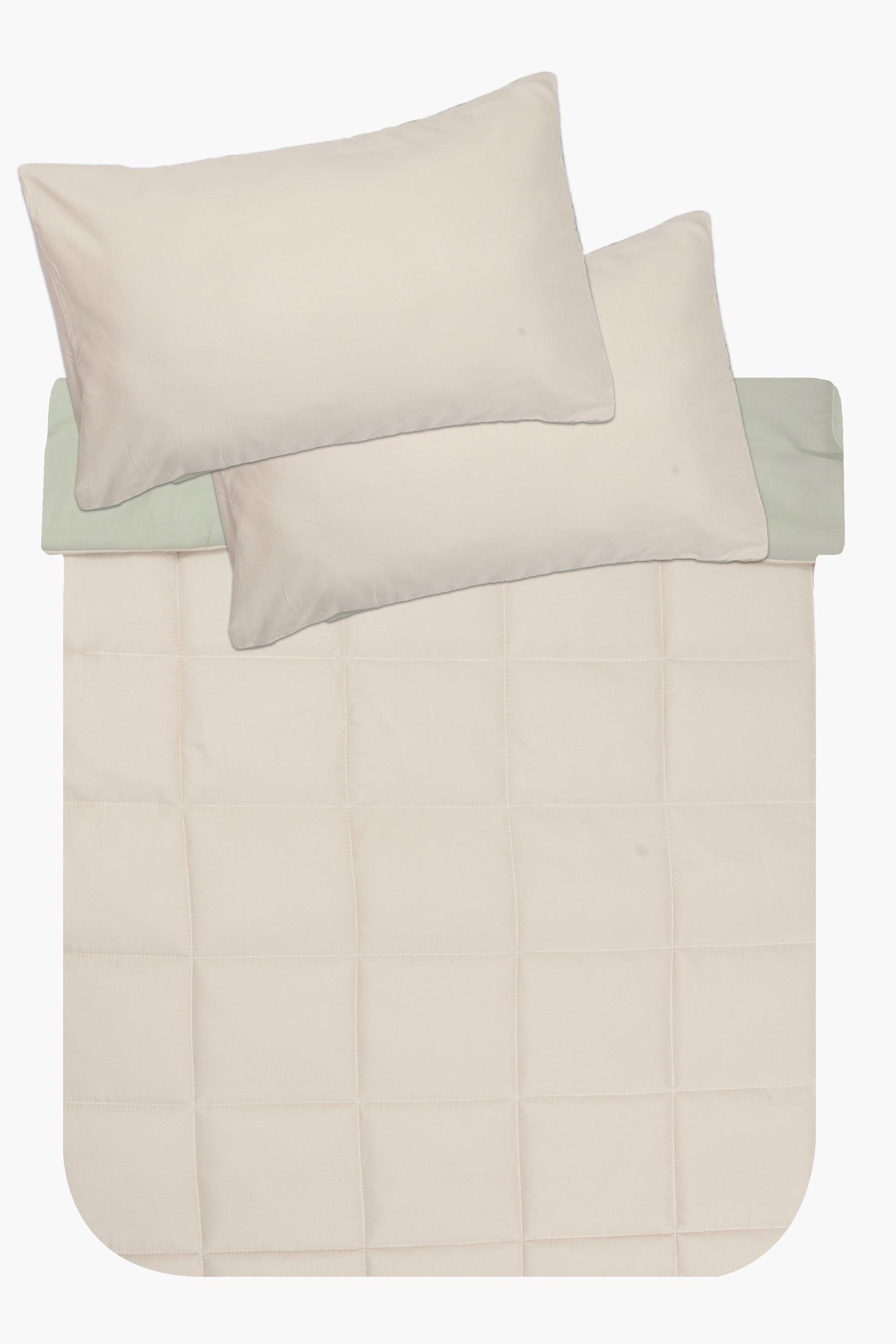Soft Touch Plain Reversible Comforter Set
