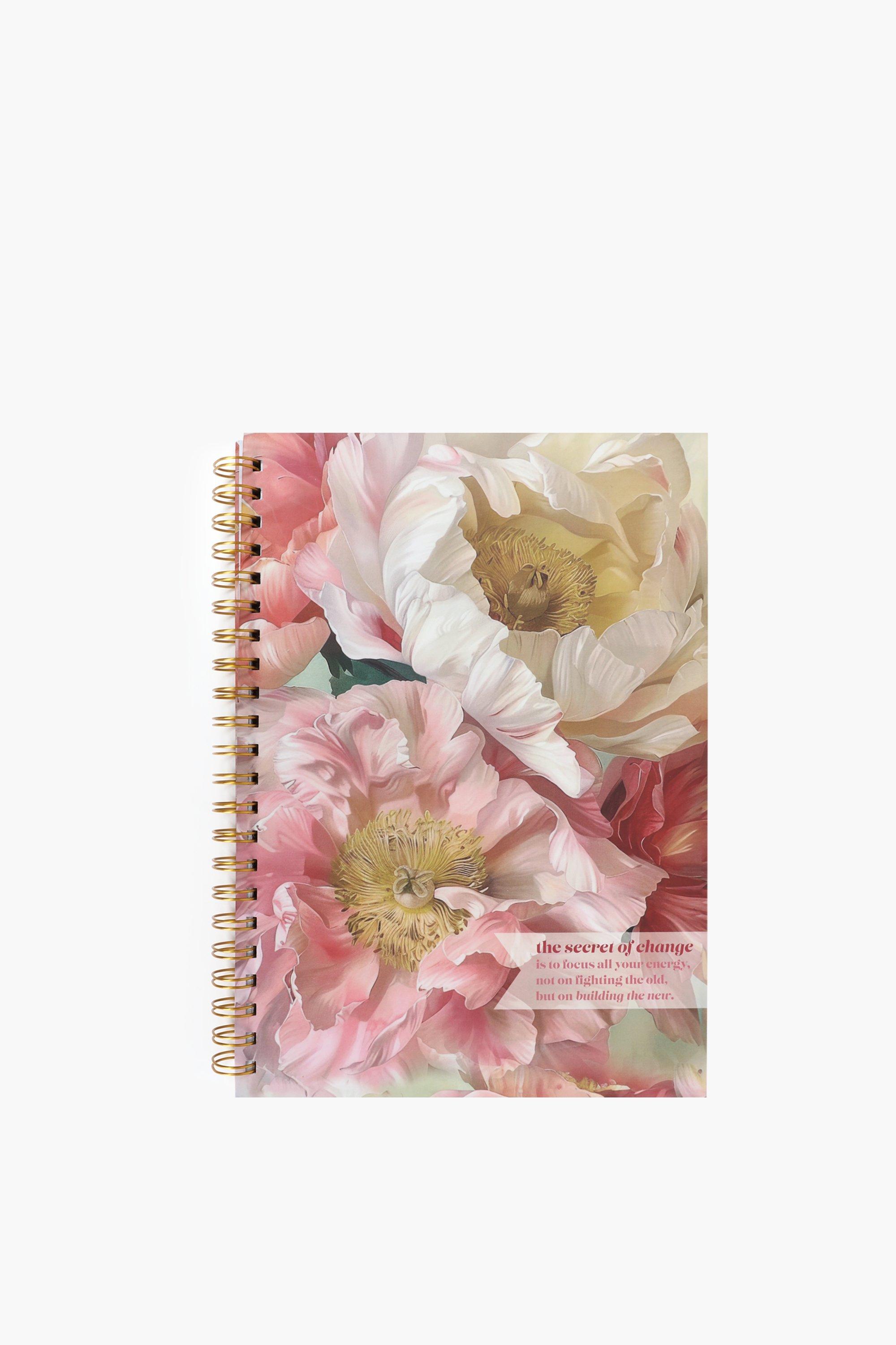 Isabela Floral A4 Spiral Notebook