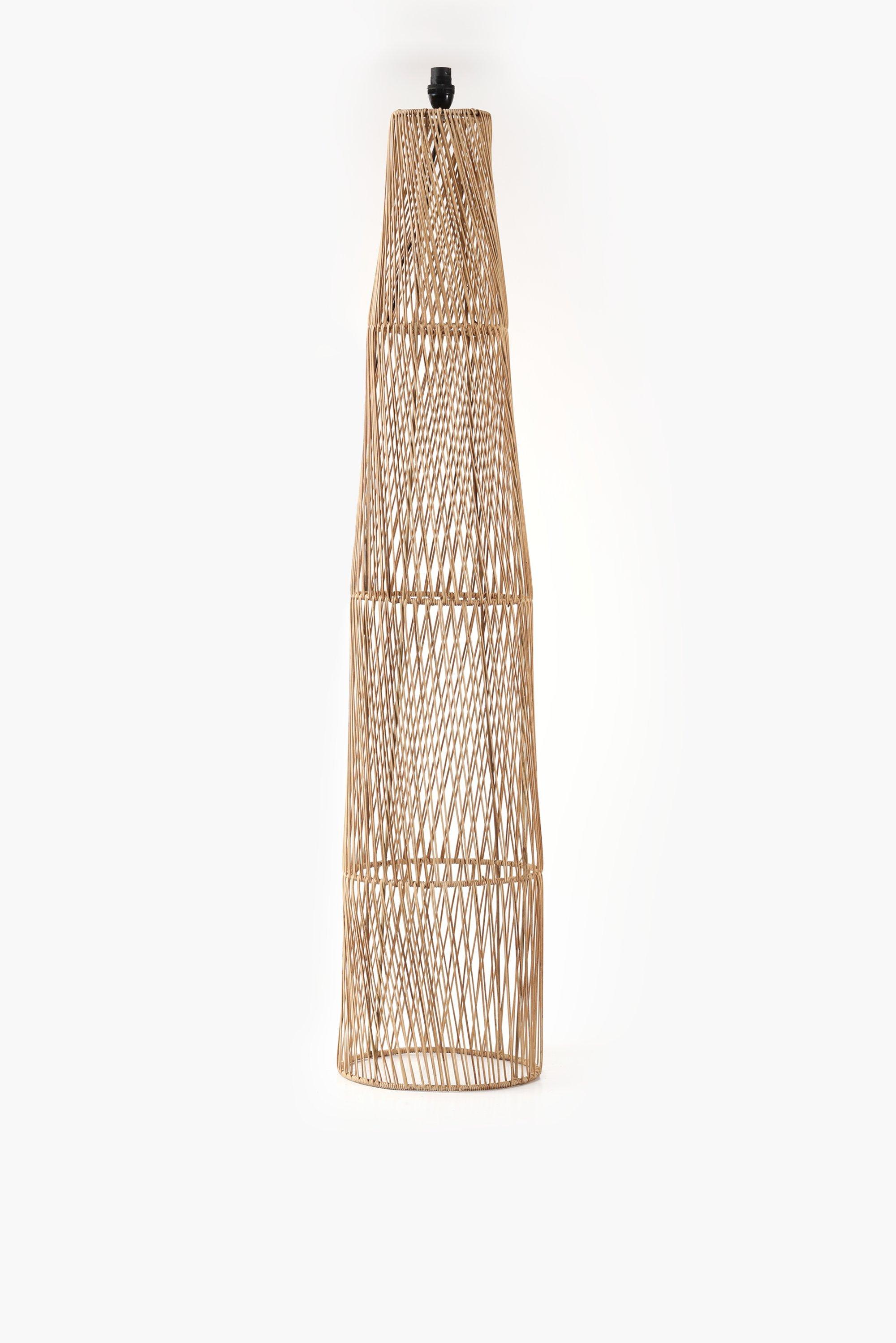 Ratten Woven Lamp Base, B22