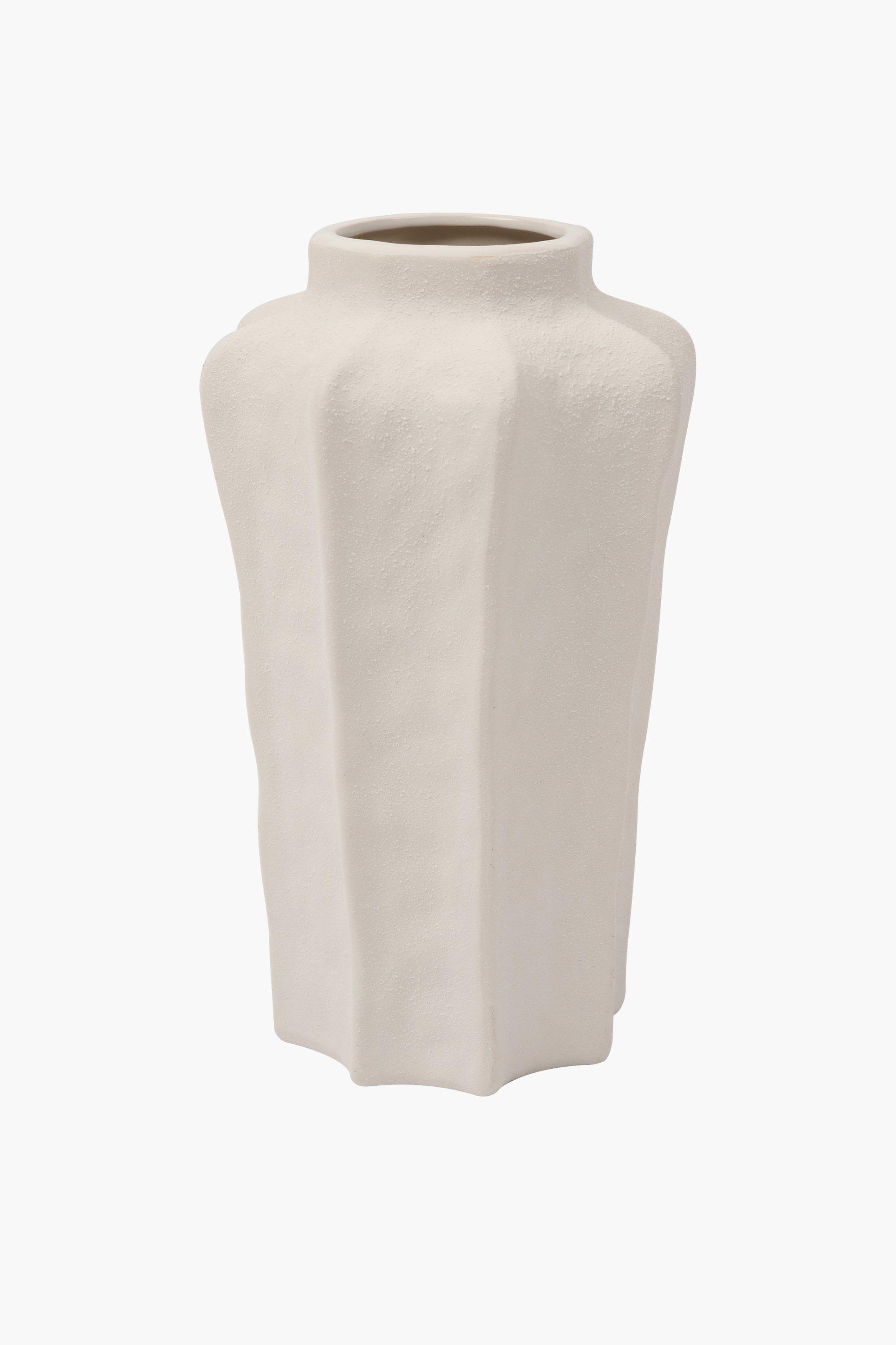 Textured Ceramic Vase, 18x30cm