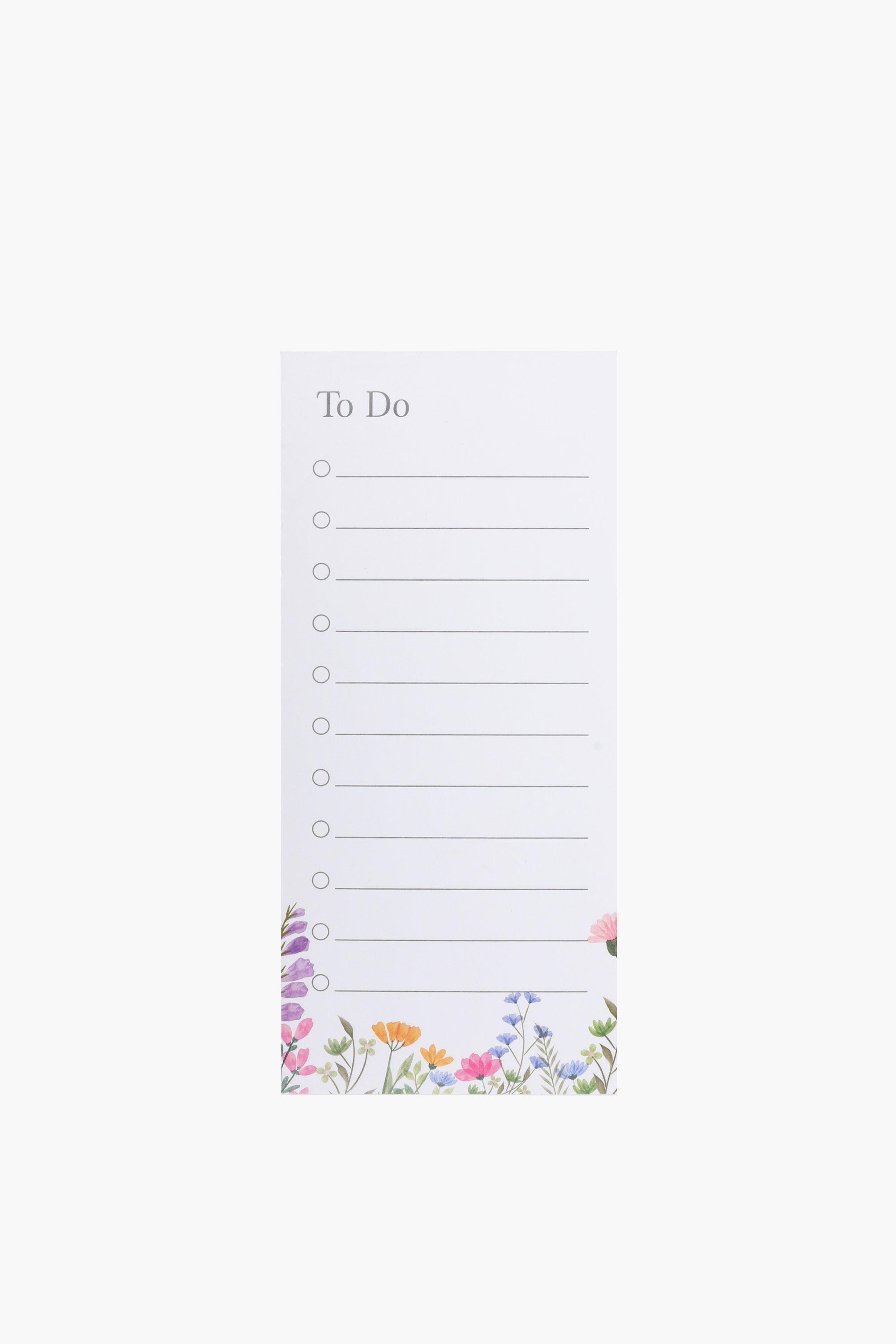 Floral To Do List