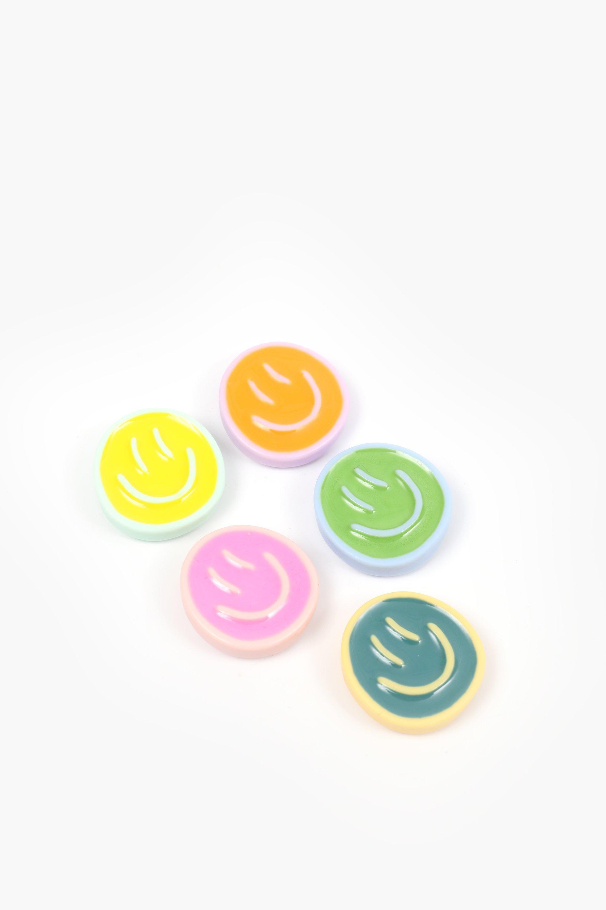 5 Pack Smiley Magnet Set