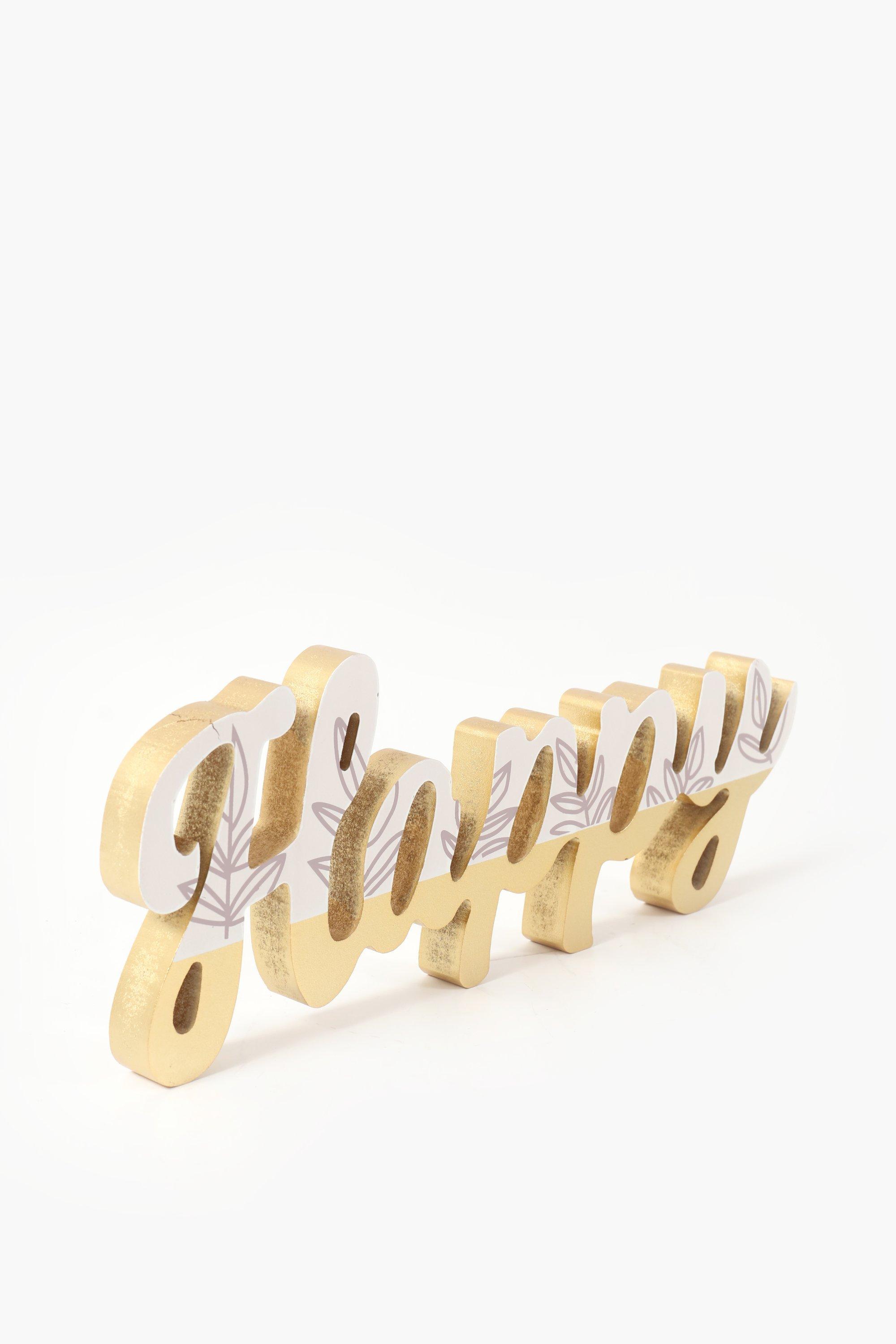 Happy Decor Sign, 29x12cm