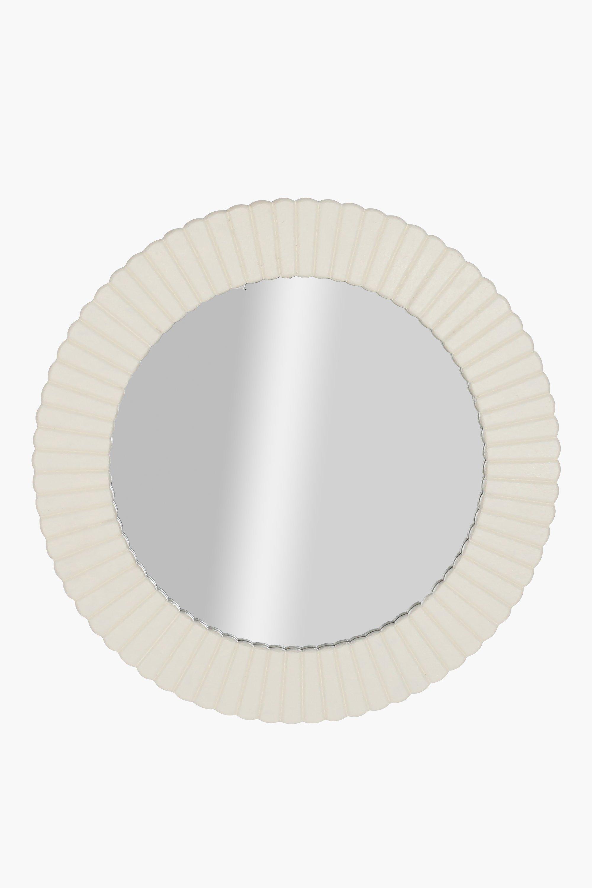 Scalloped Border Mirror, 70cm