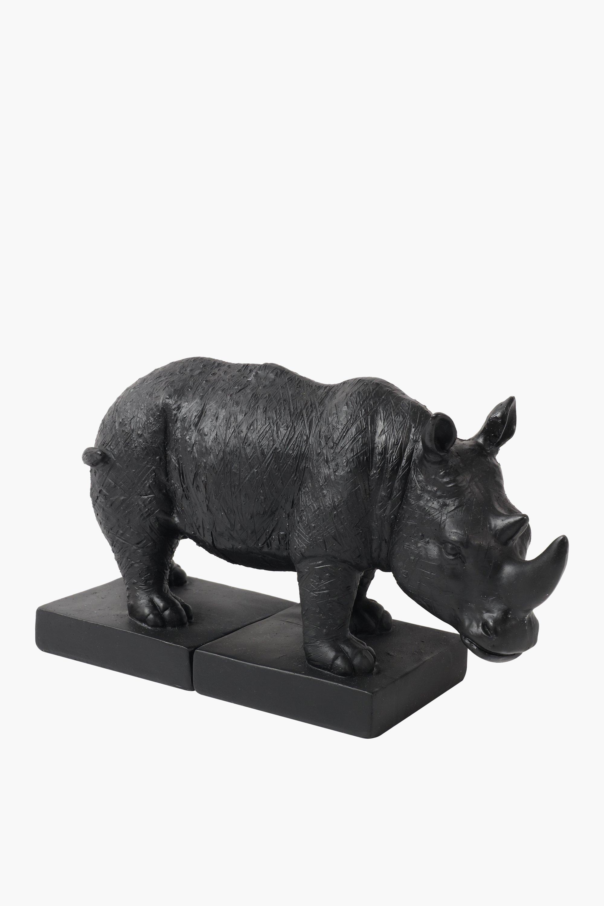 Rhino Book Ends, 25x9cm