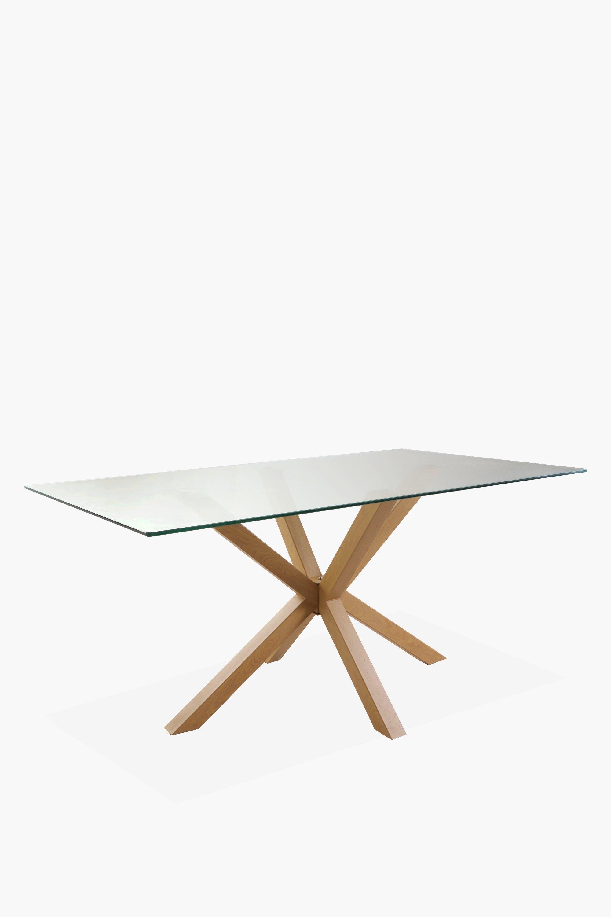 Vista Glass 6-seater Dining Table