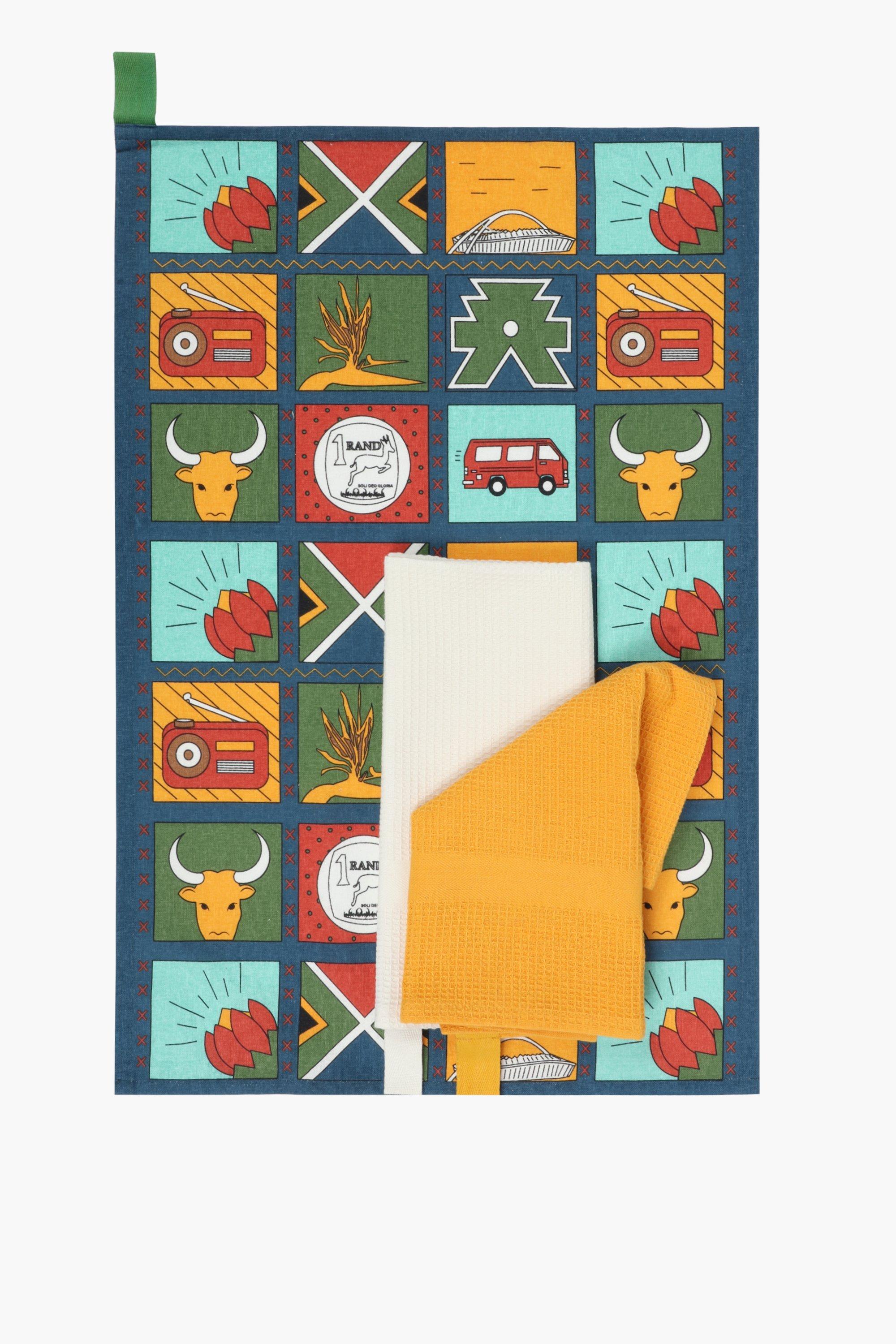 Colab Ayanda Khanyile 3 Pack Tea Towel Set