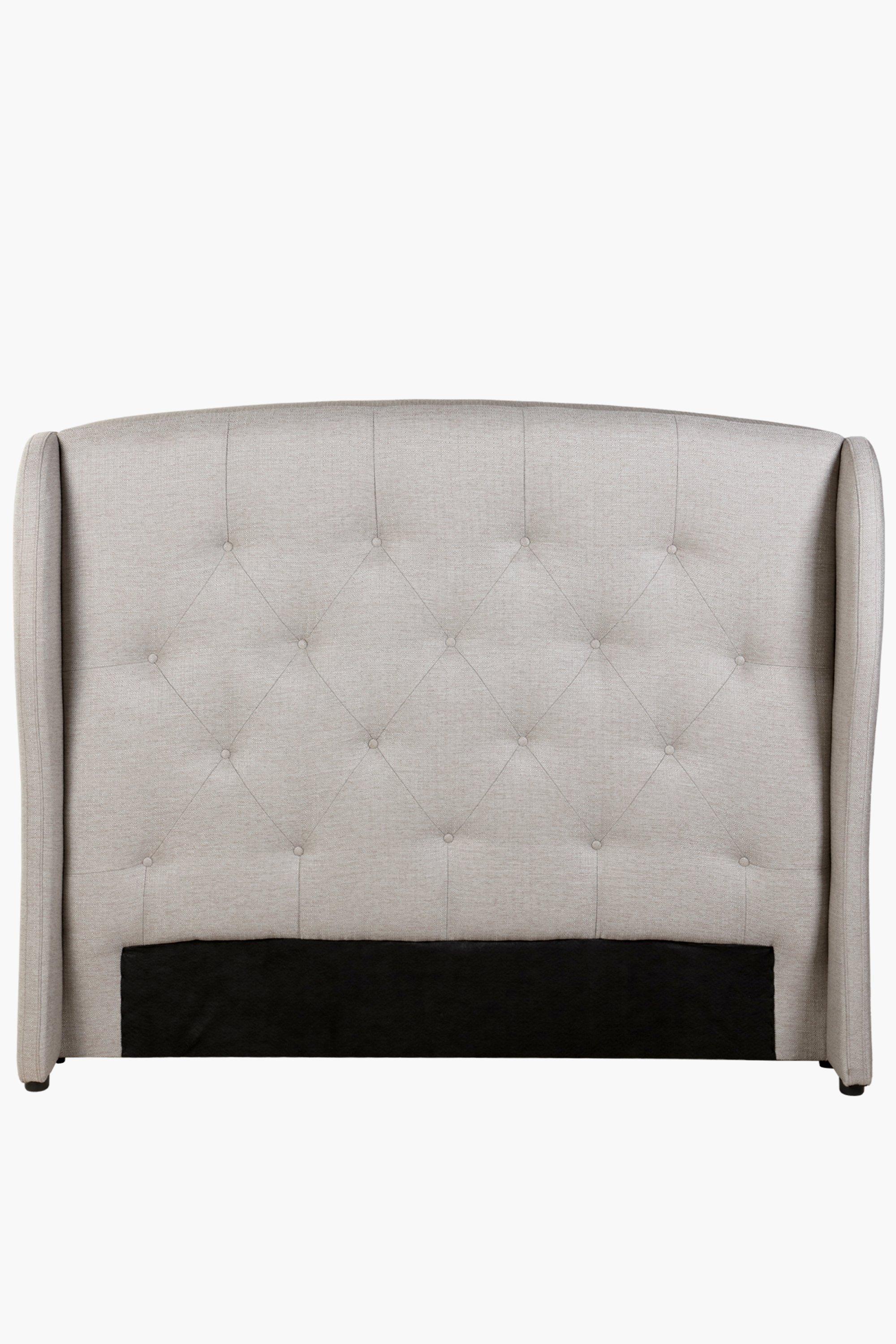 Winged Deep Button Headboard, Queen