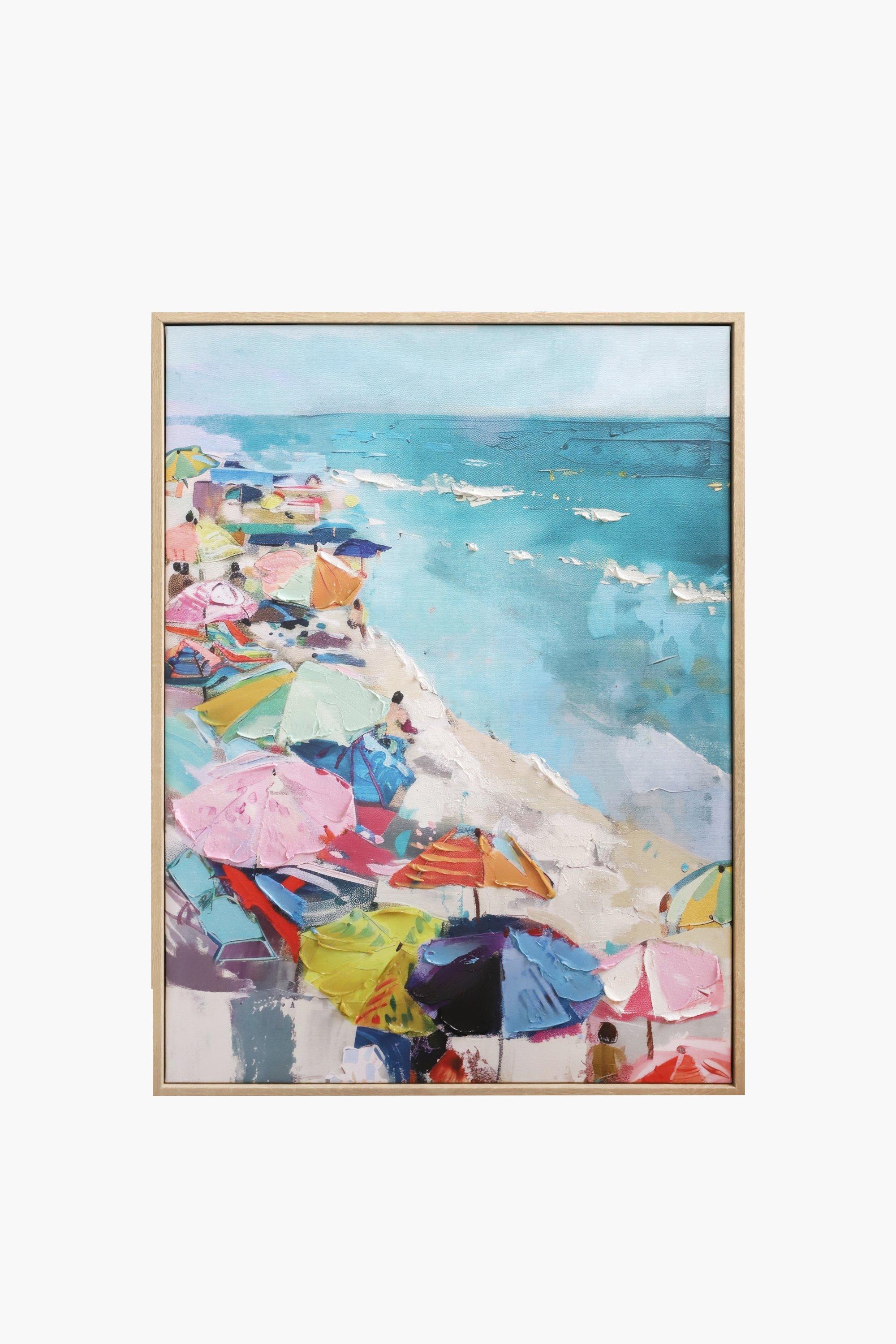 Abstract Beach Canvas, 50x70cm