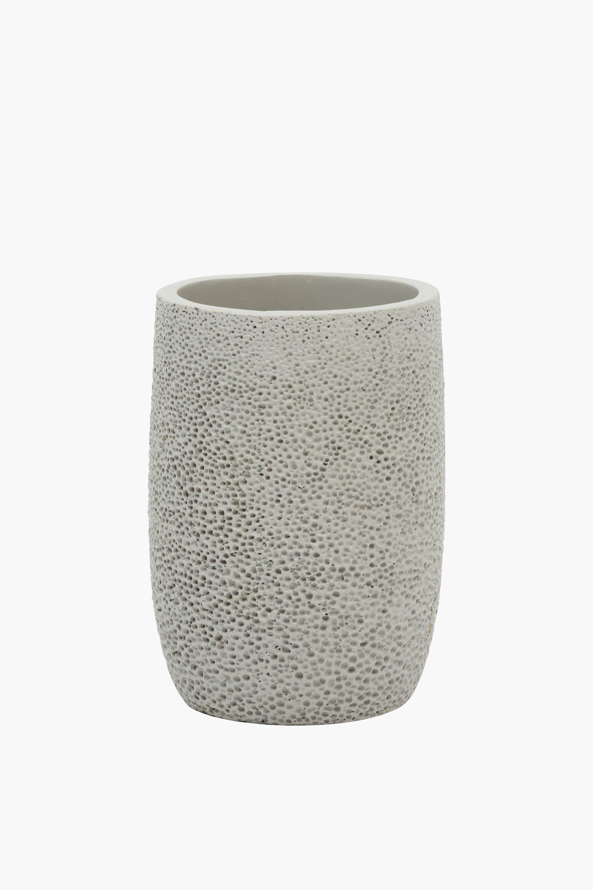 Polyresin Coral Bath Tumbler