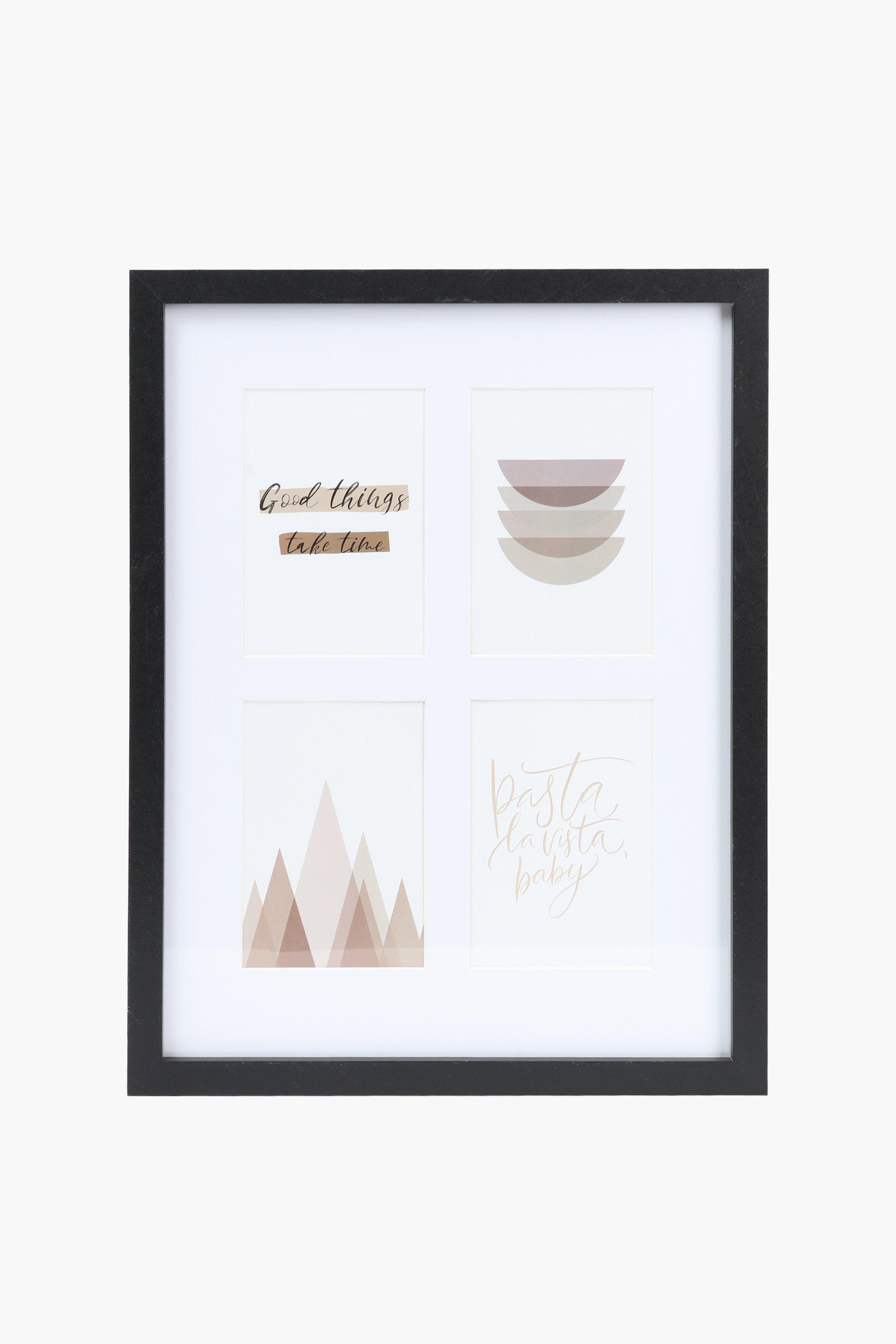 4 Picture Multi Board Frame, 10x15cm