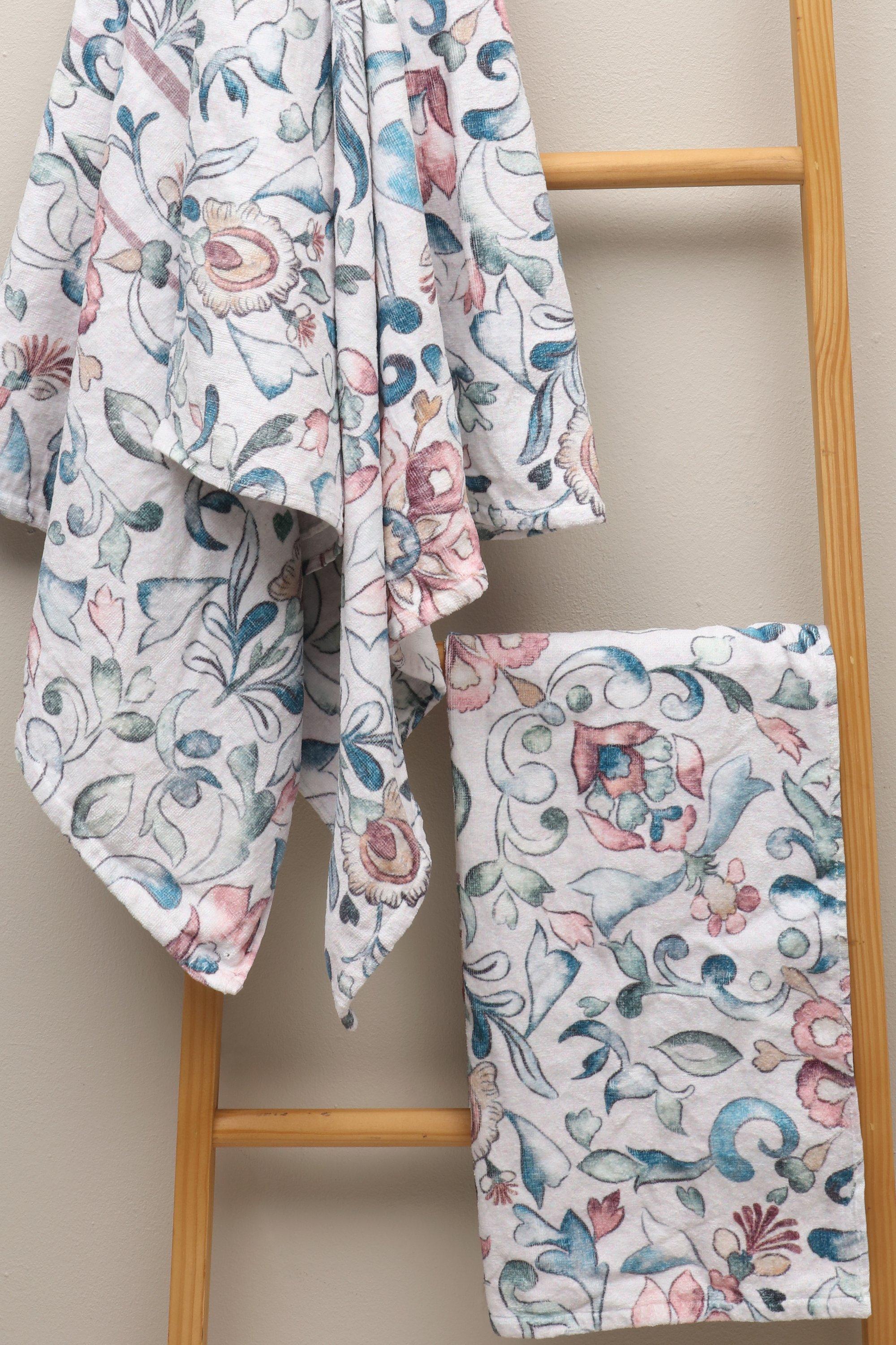 Printed Baroque Bath Sheet