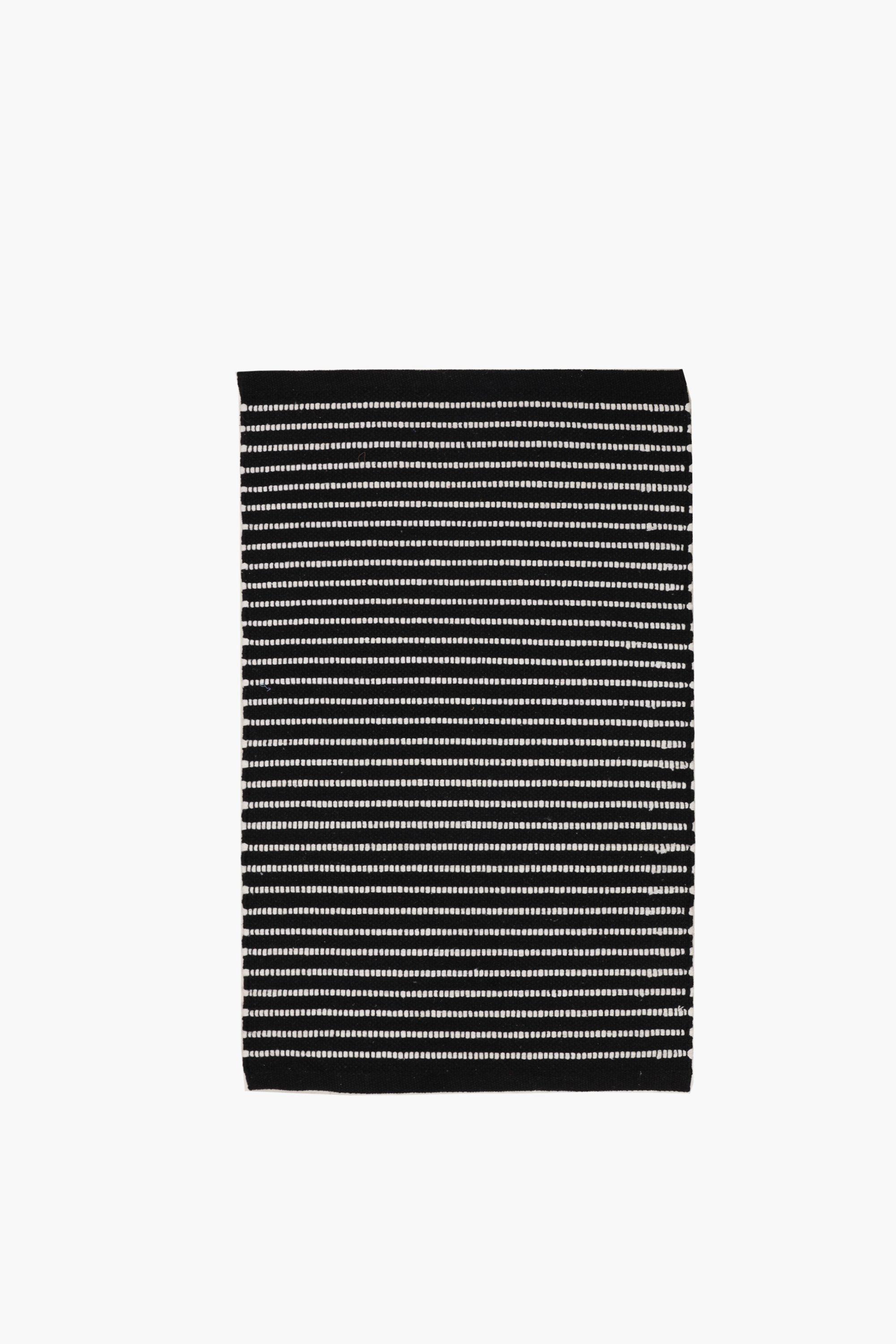 Meteo Stripe Woven Jacquard Rug, 50x80cm