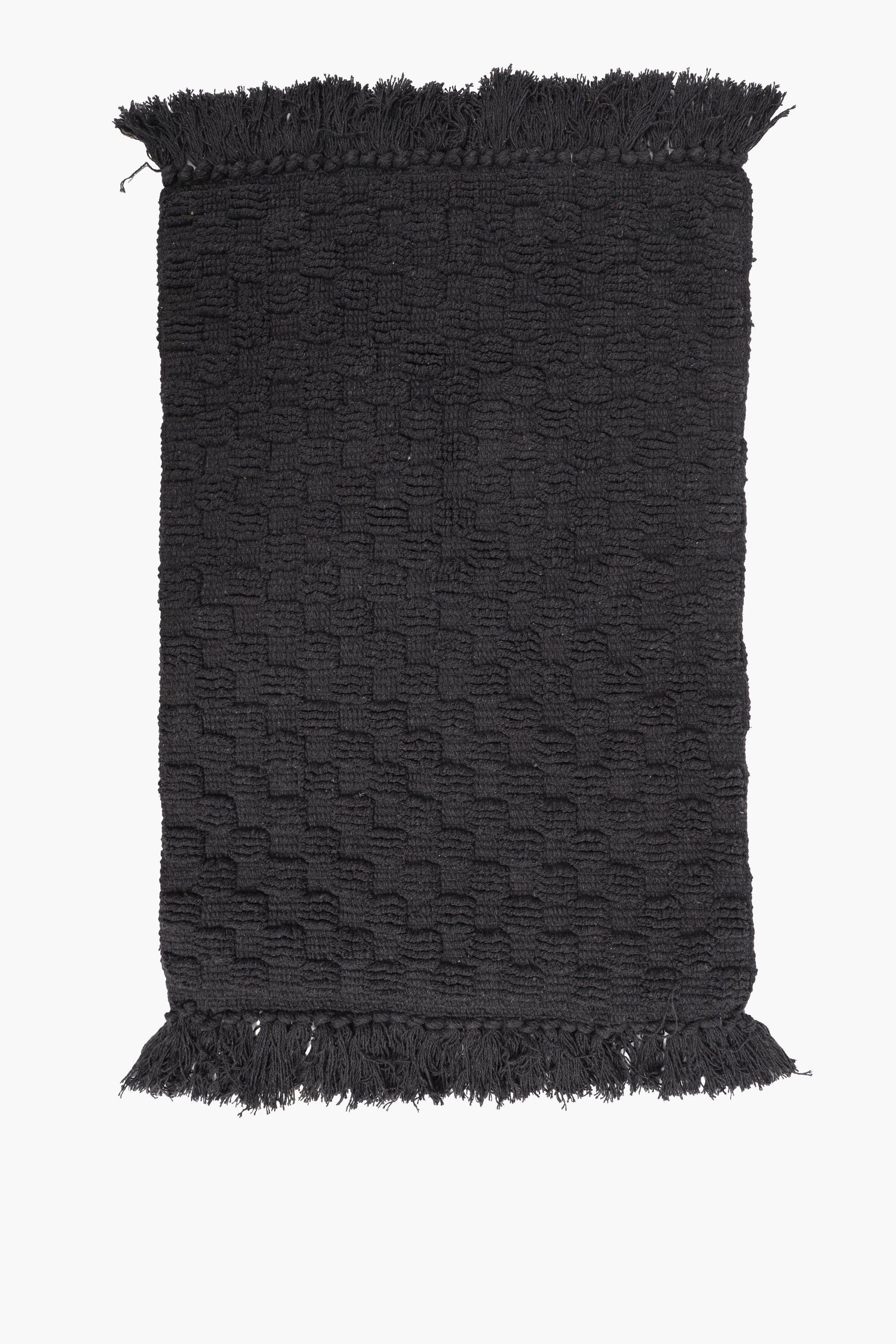 Fringe Cotton Bath Mat, 50x110cm