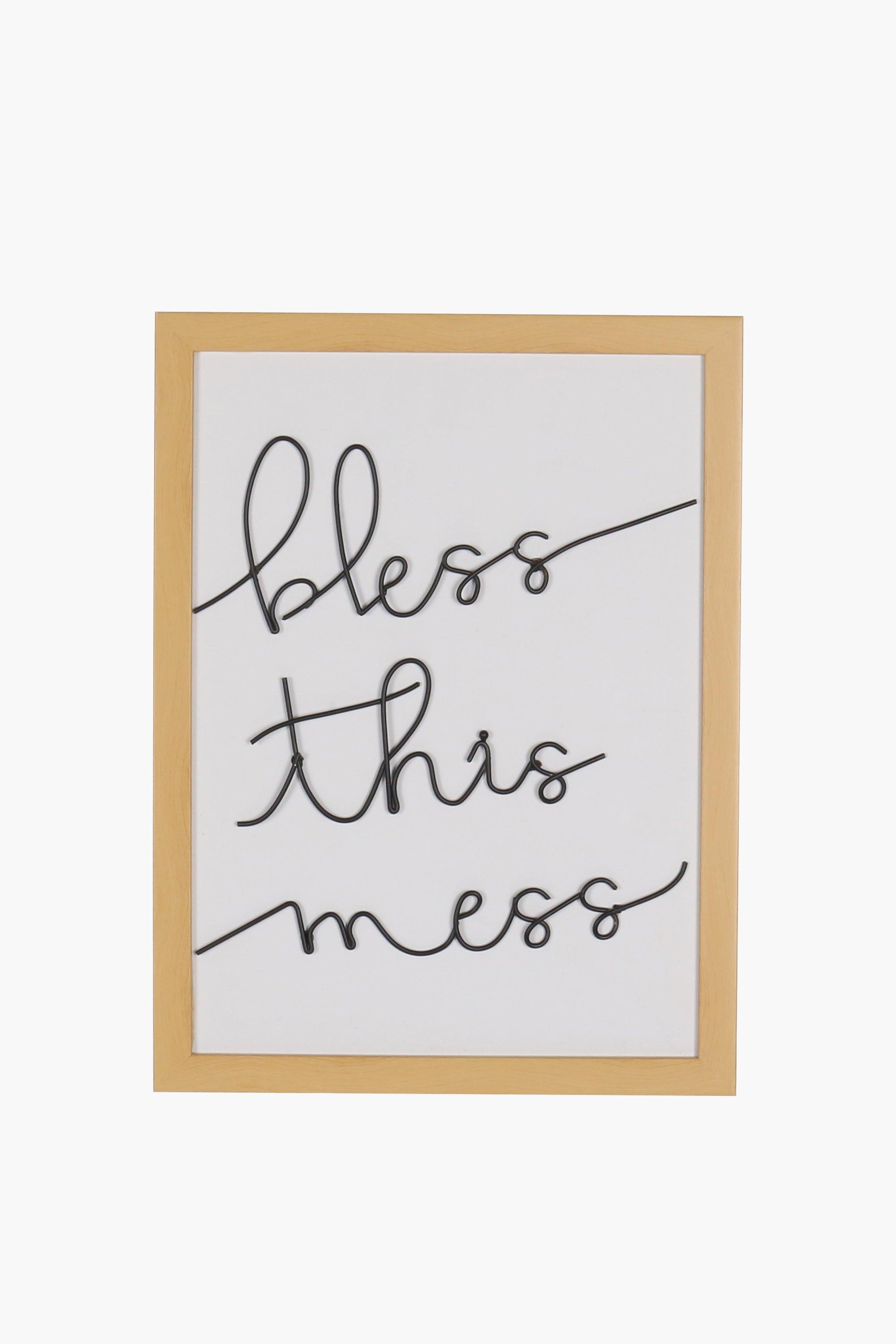 Dimensional Script Wall Art, 30x40cm