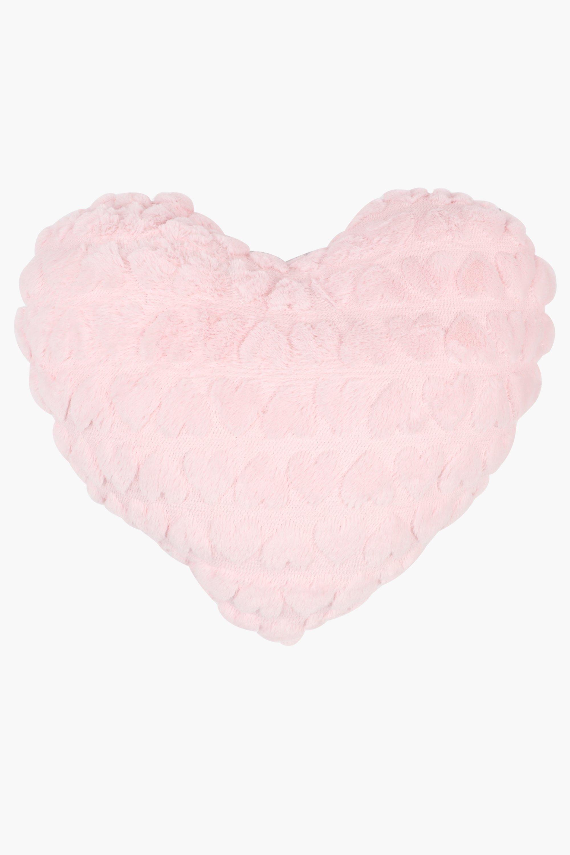 Jacquard Heart Shaped Large Cushion