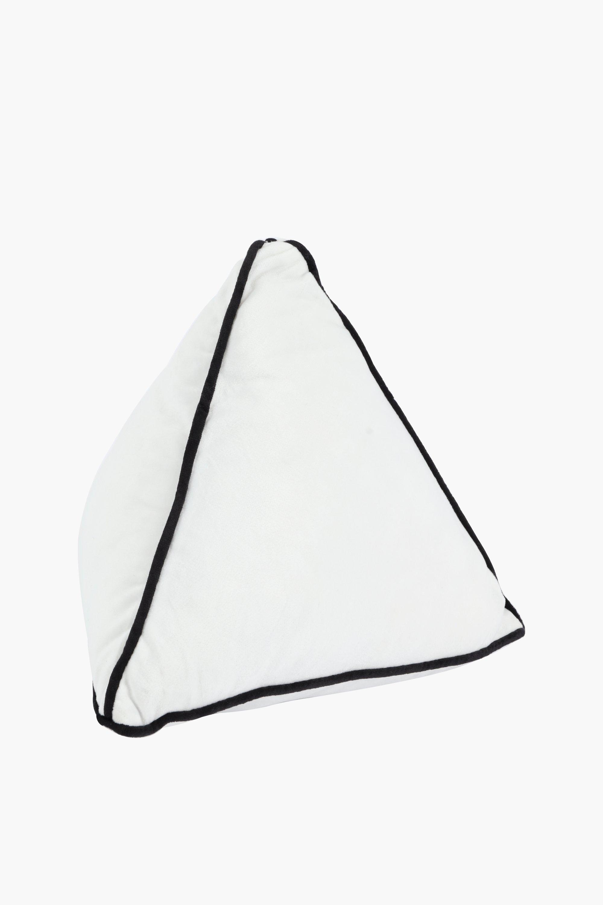 Triangle Velvet Cushion, 40x40cm