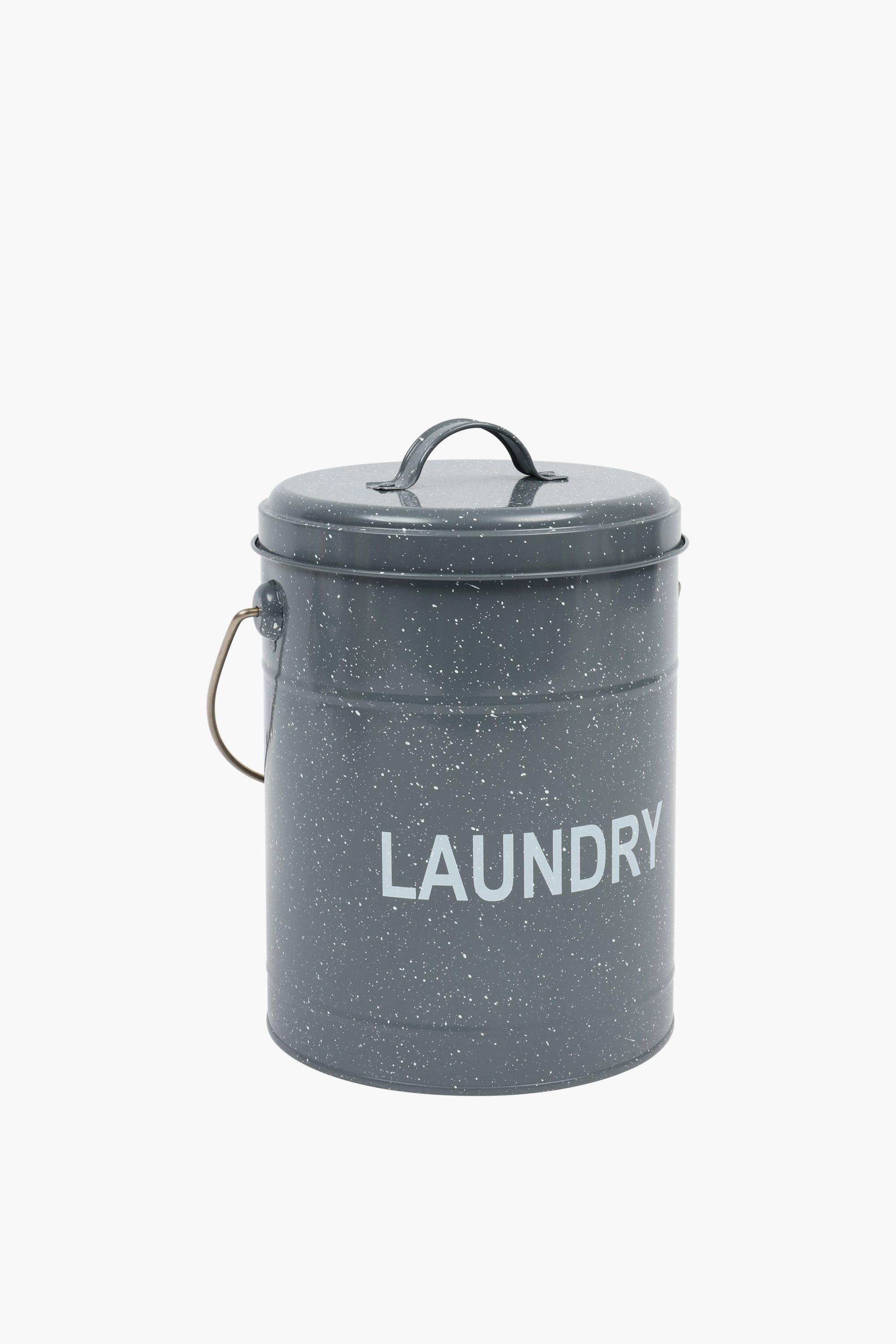 Galvanised Speckled Laundry Powder Tin