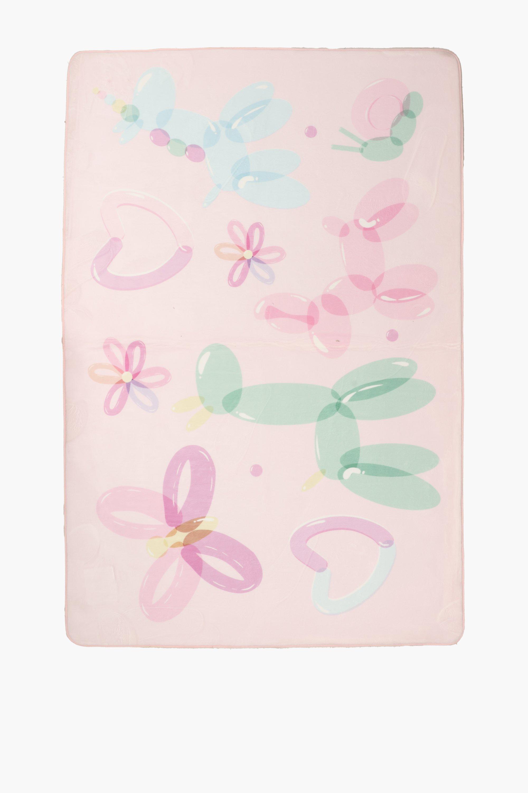 Coco Balloon Flannel Rug, 120x180cm