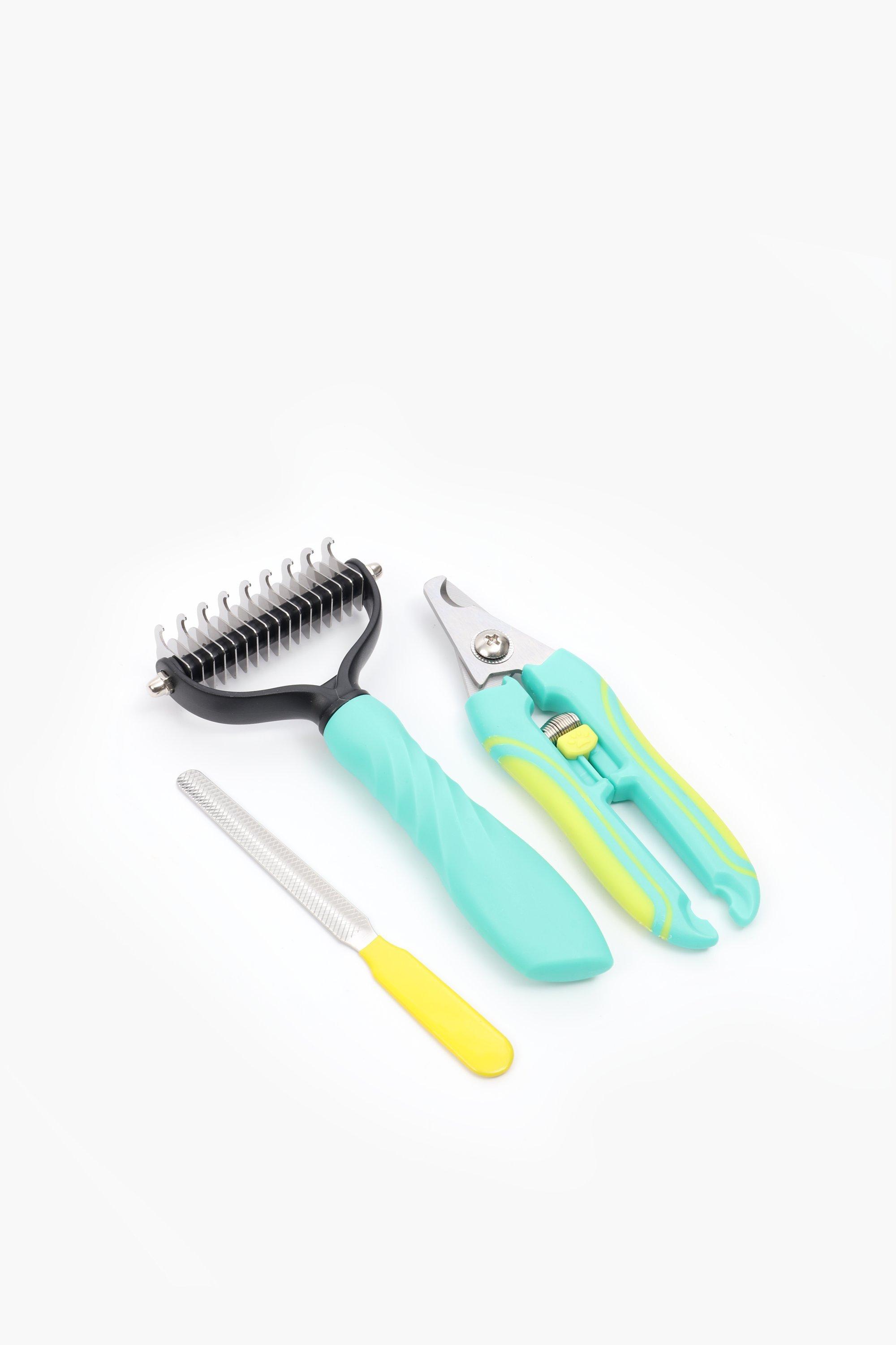 3 Piece Pet Grooming Set