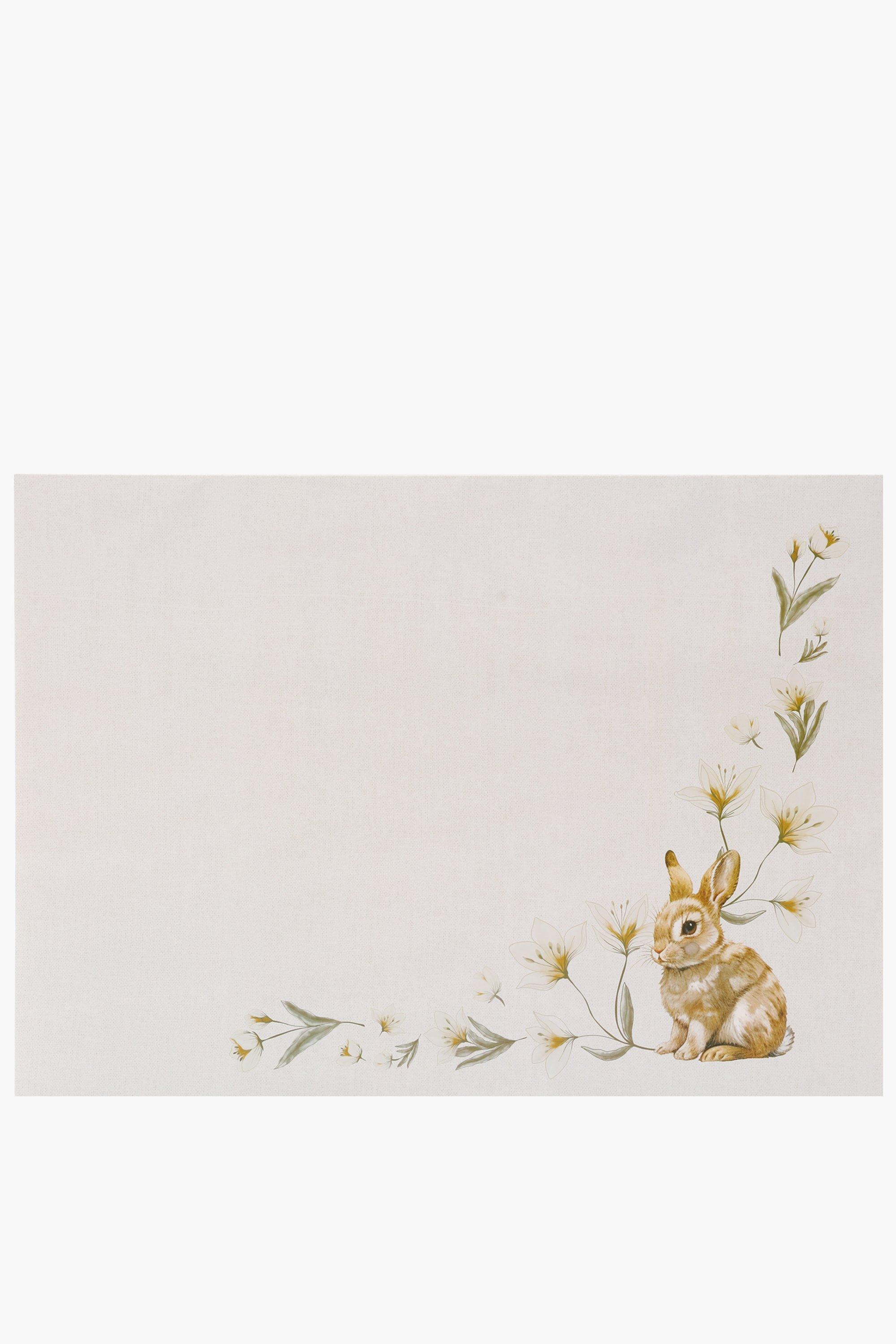 30 Pack Easter Bunny Paper Placemats