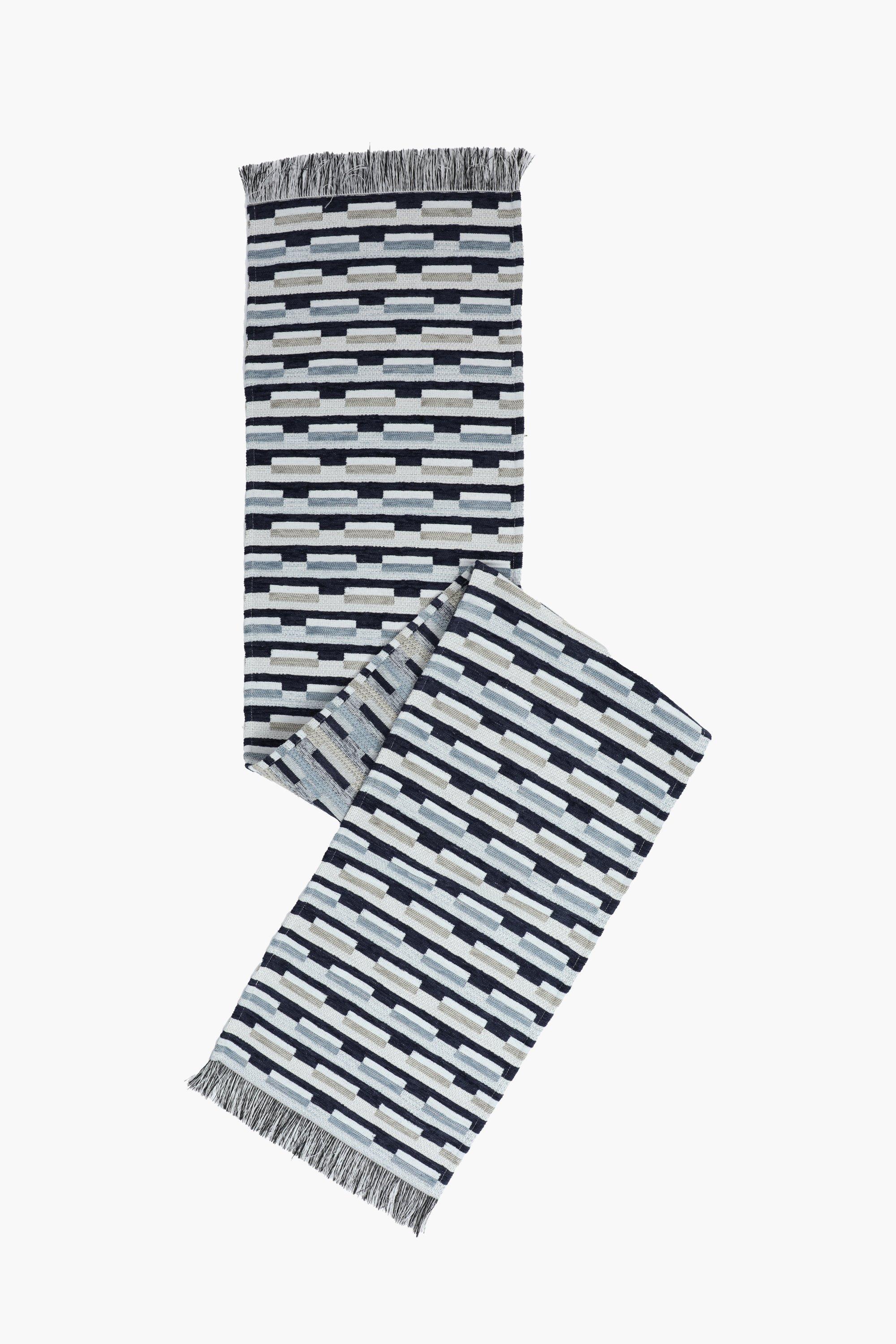 Chenille Stripe Table Runner