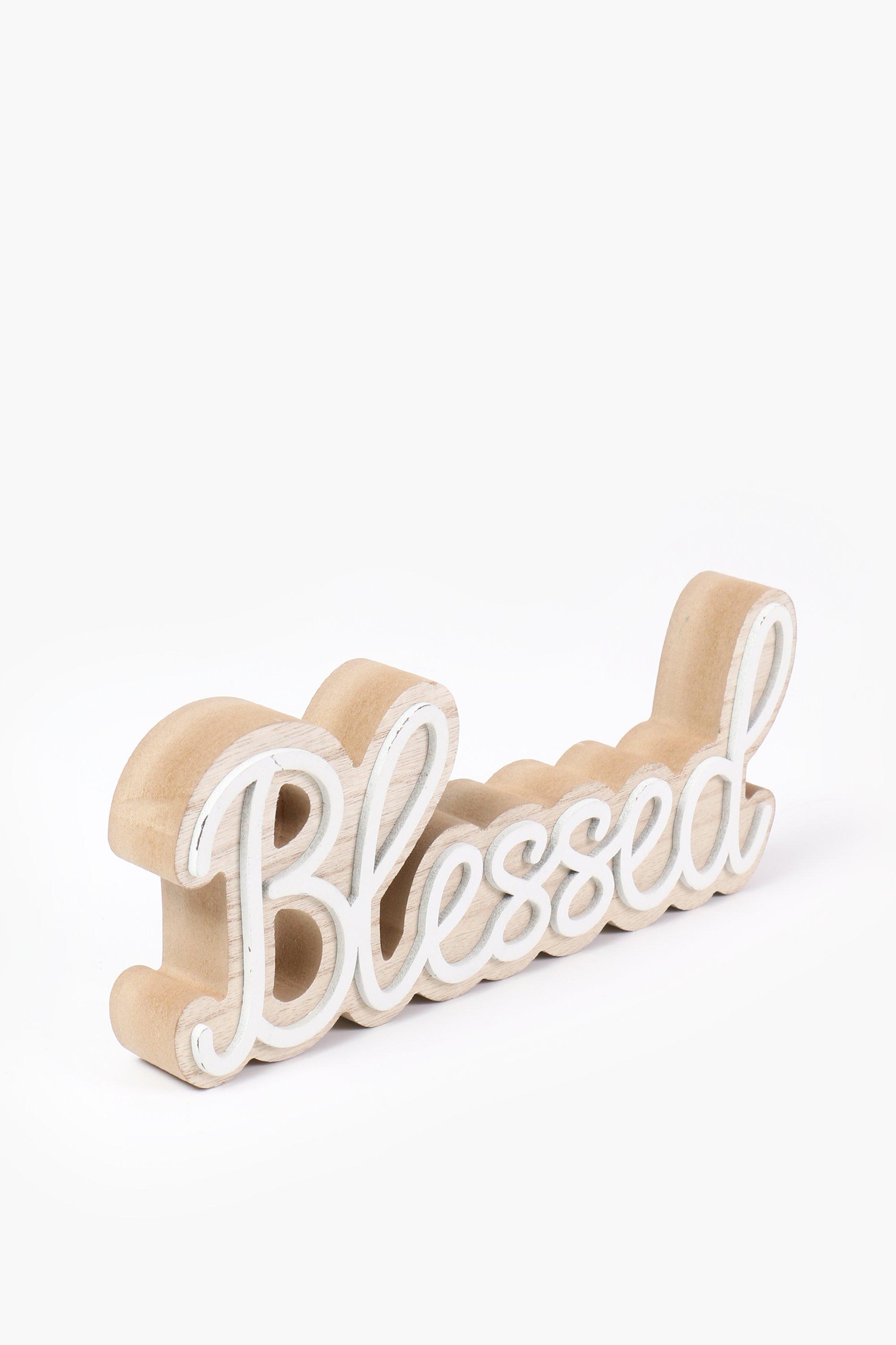 Blessed Decor Sign, 25x9cm