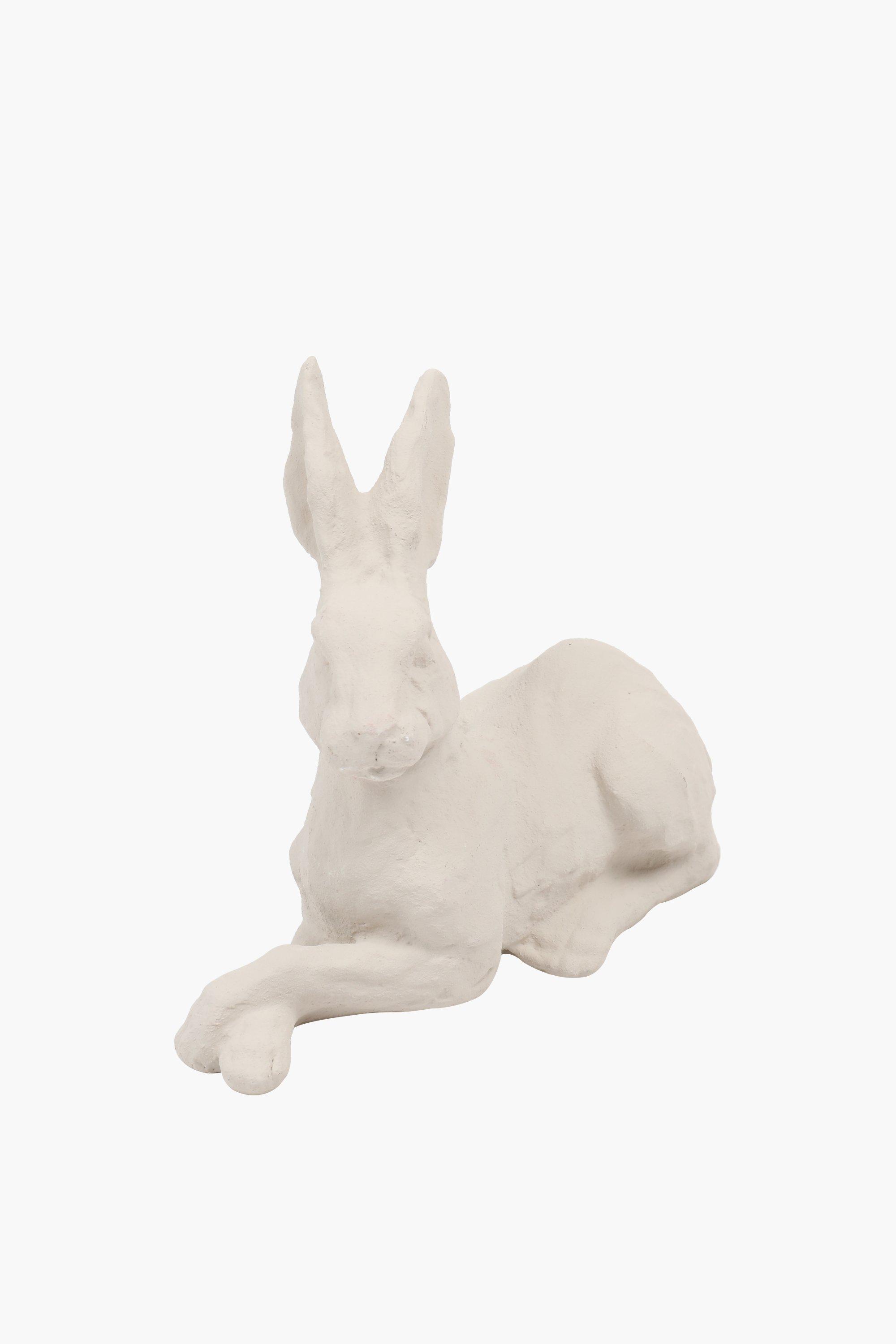 Resting Hare Statue, 22x17cm