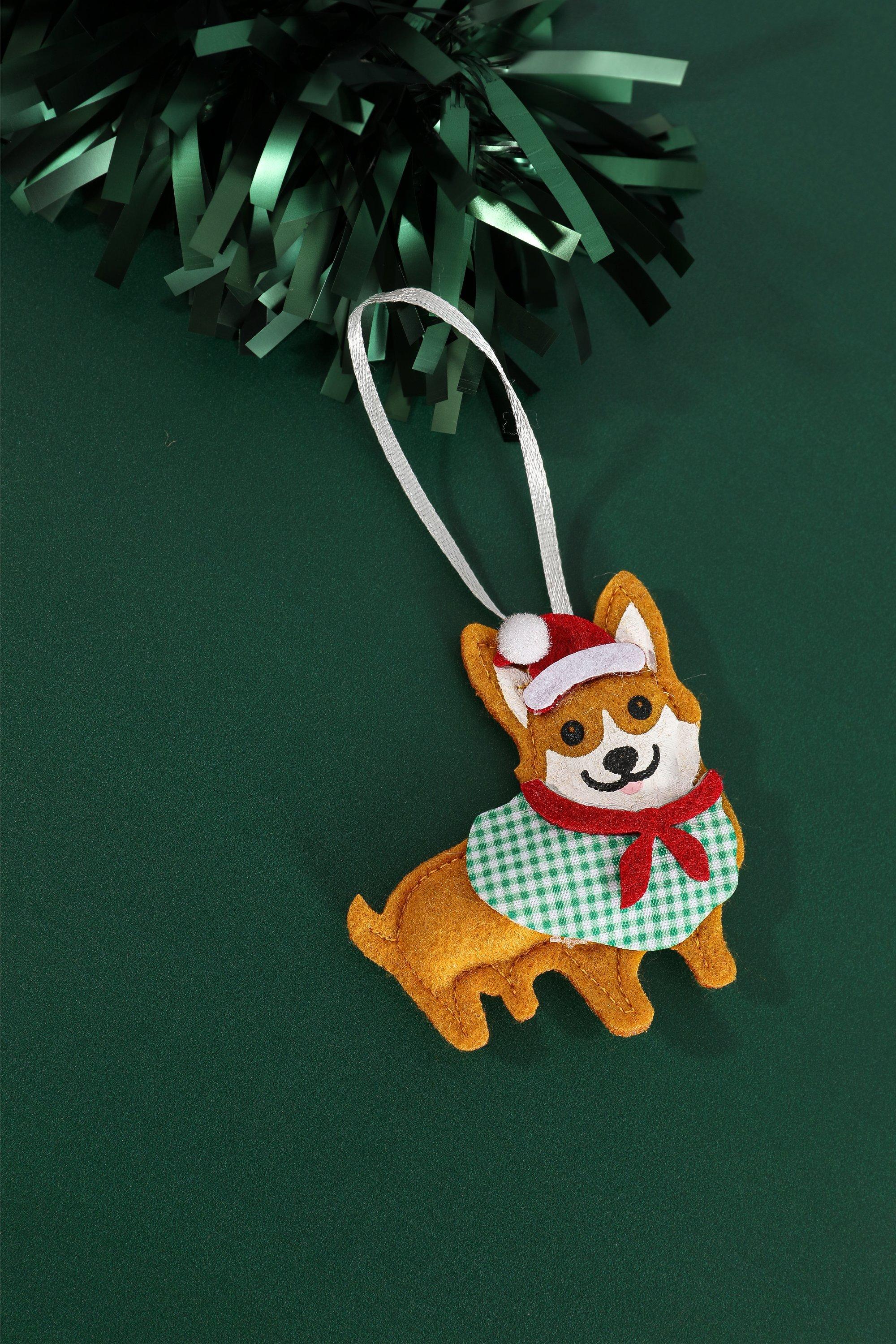 Hanging Felt Corgi
