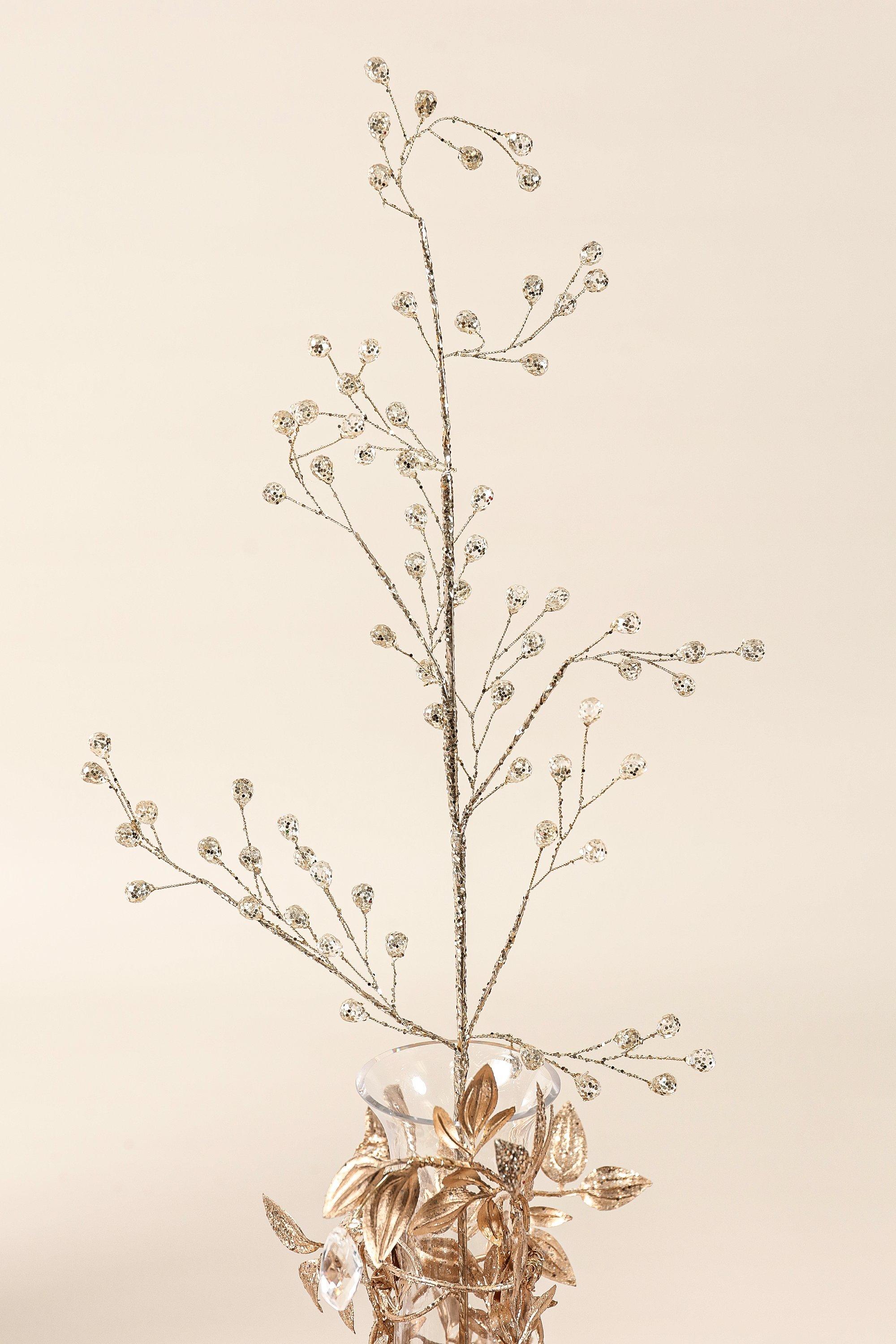 Crystal Bead Single Stem, 67cm