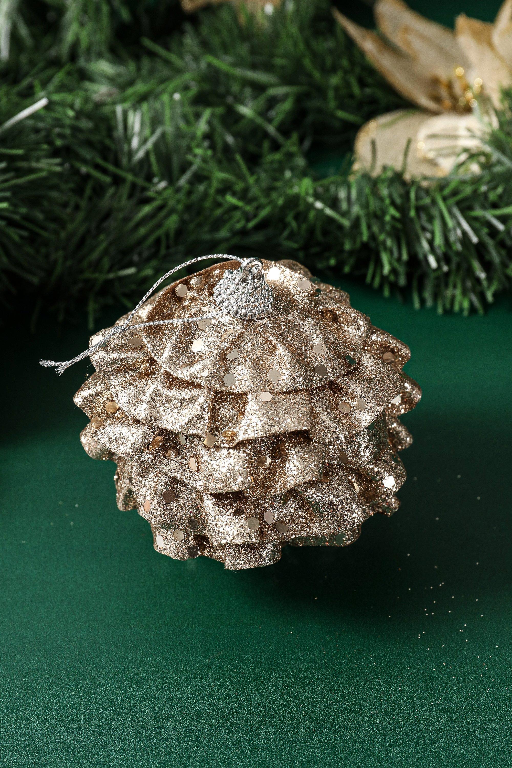 Hanging Frill Bauble, 9cm