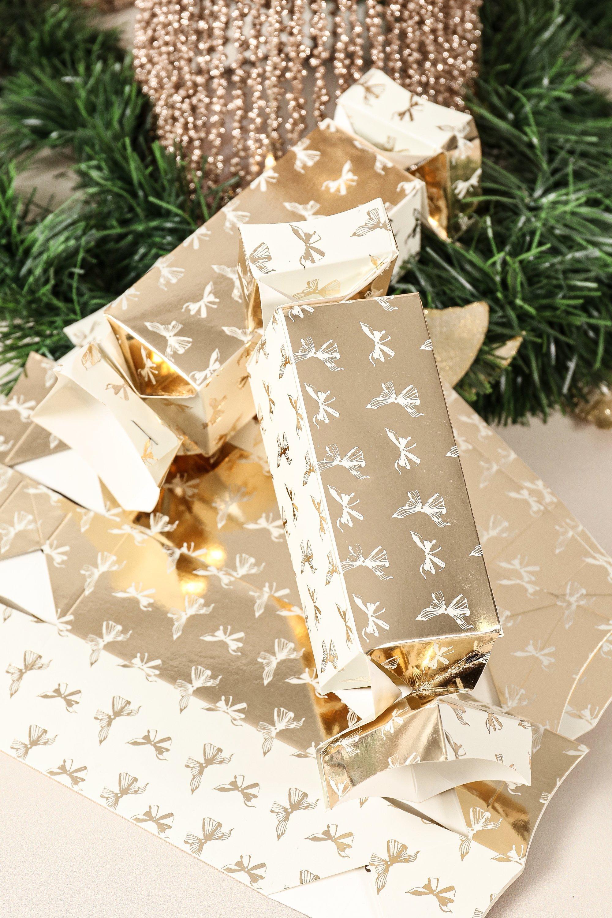 6 Pack Bow Cracker Gift Bags