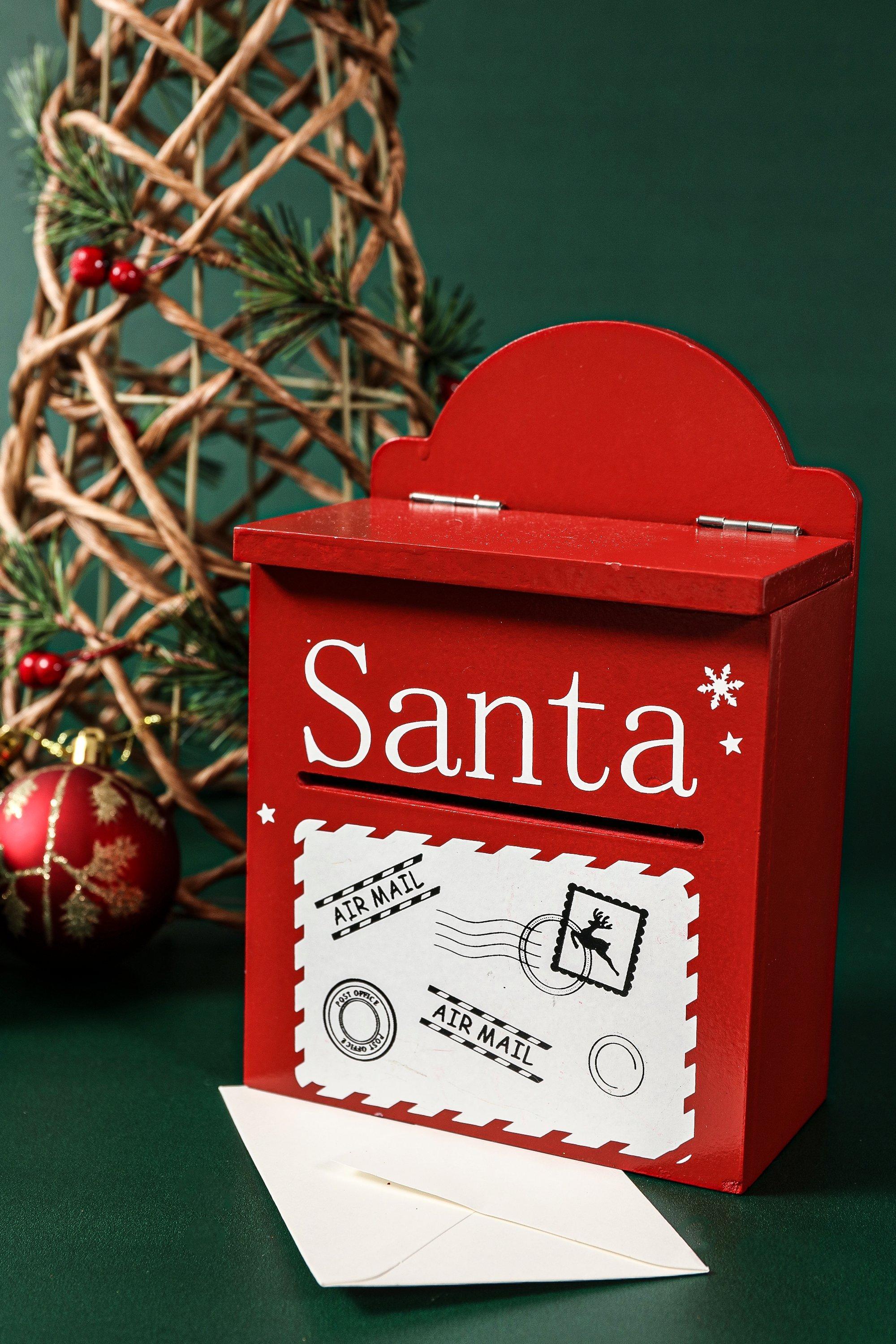 Santa Post Box, 12x18cm