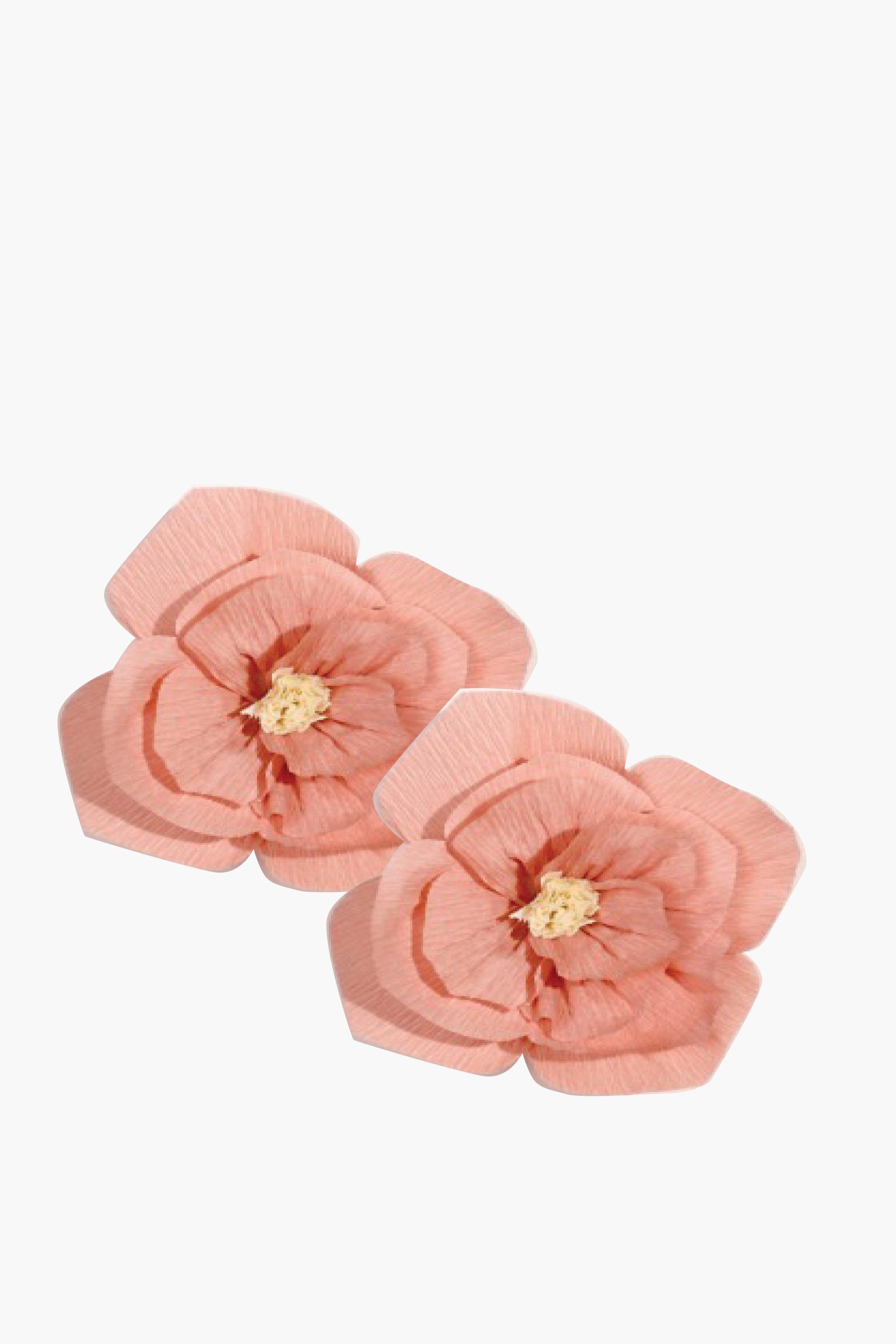 2 Pack Hanging Crepe Flowers Large
