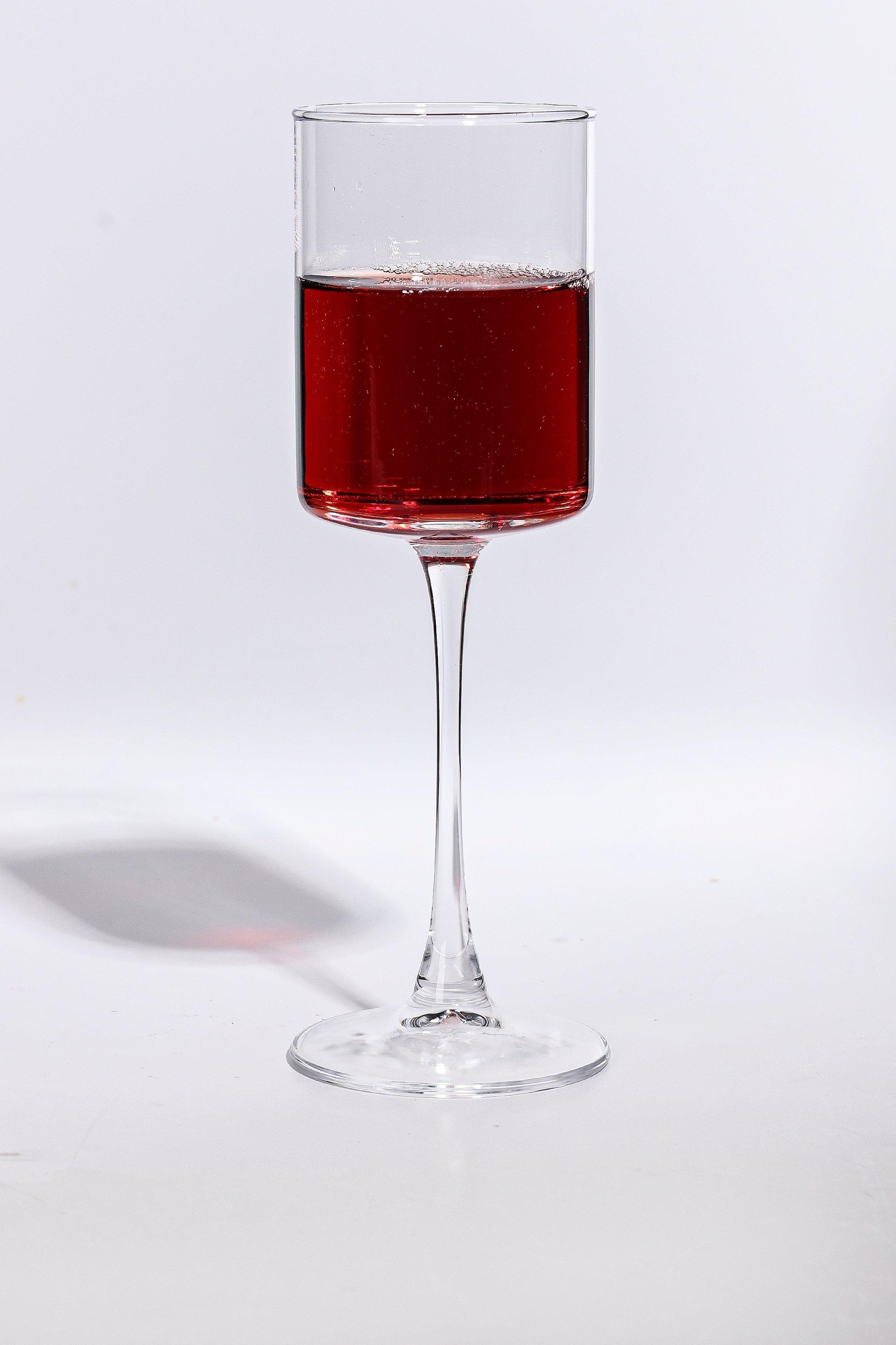 4 Pack Cube Wine Glasses