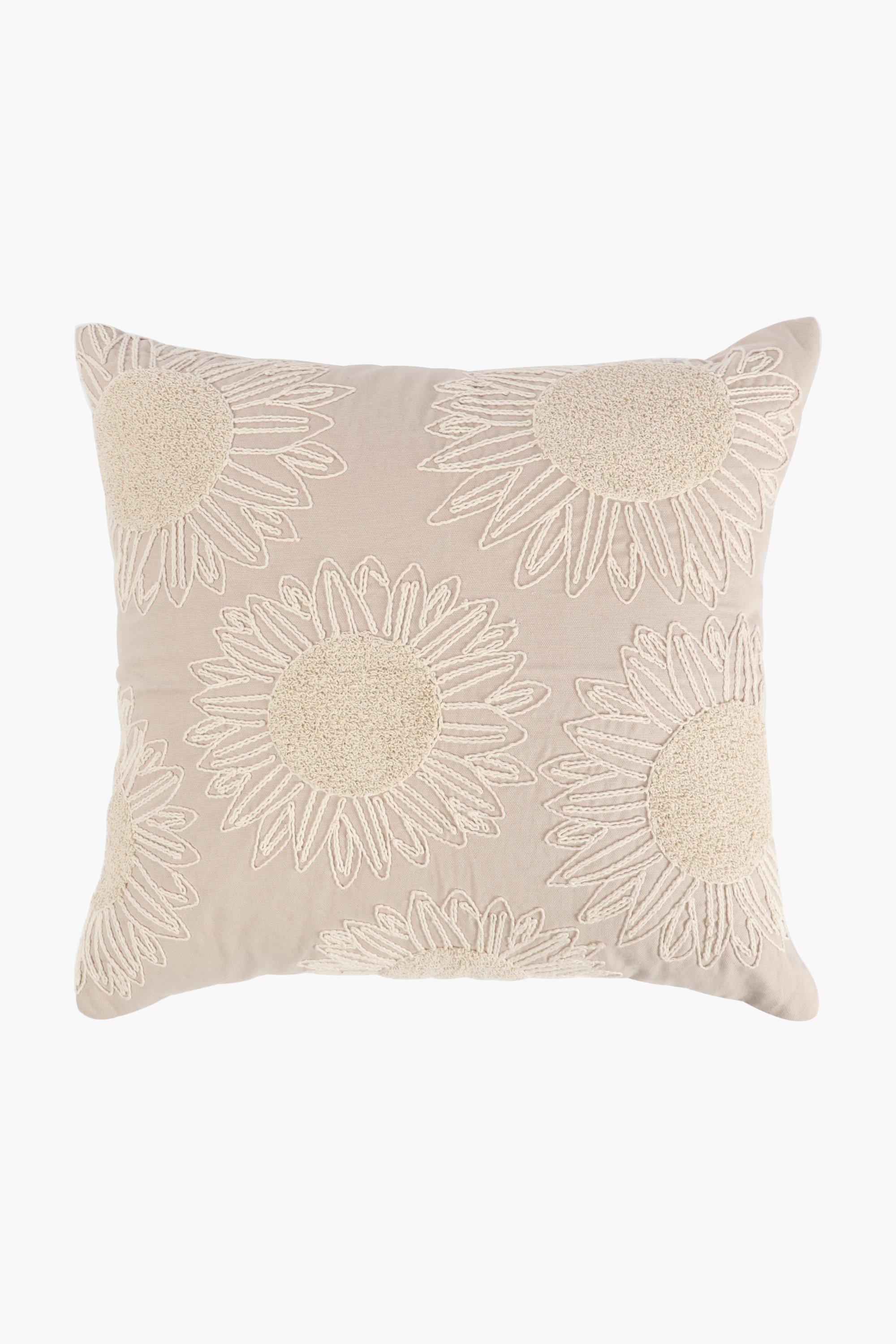 Textured Cala Floral Scatter Cushion, 50x50cm