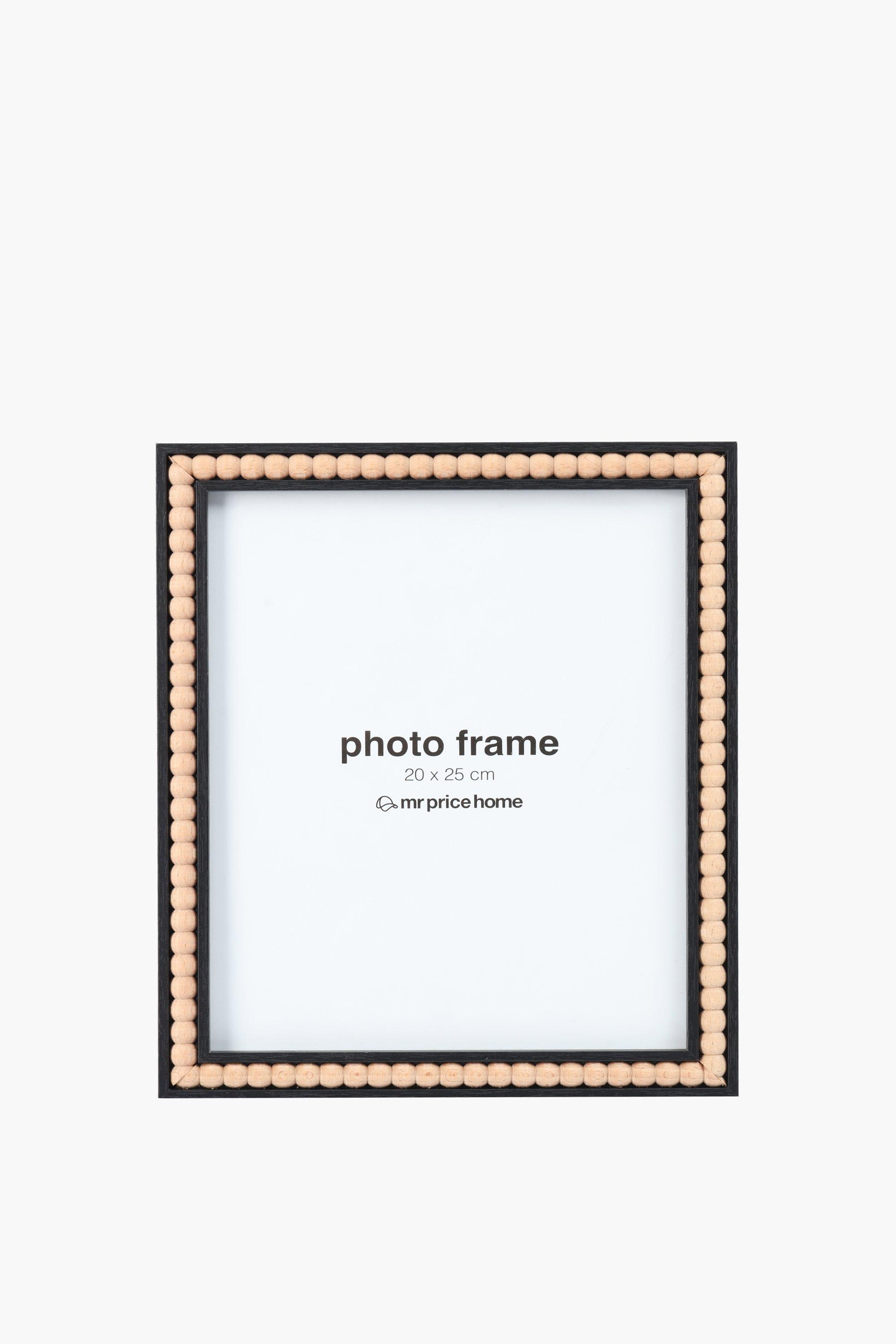 Wood Beaded Frame, 20x25cm