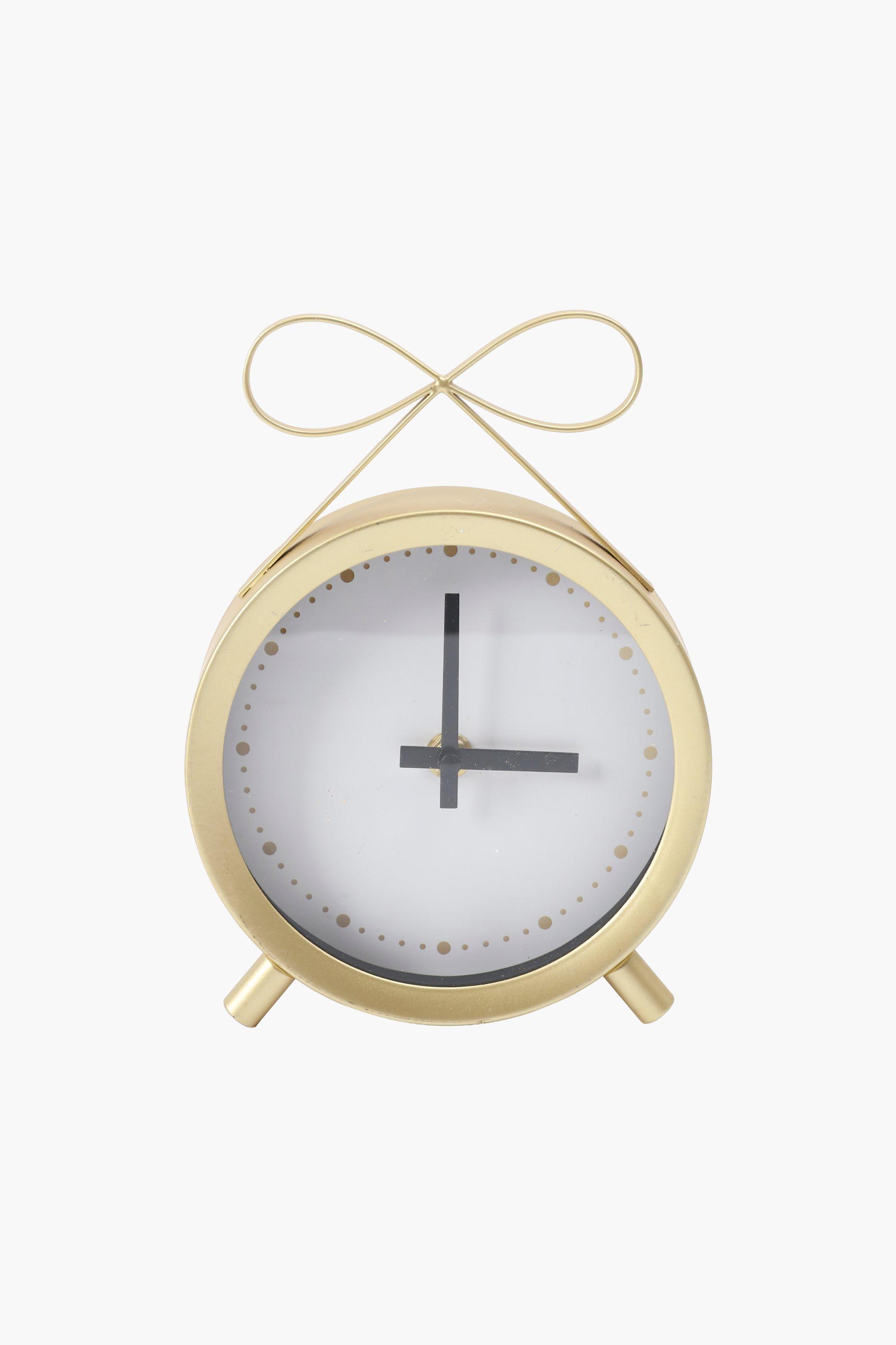 Bedside Bow Clock, 15x20cm