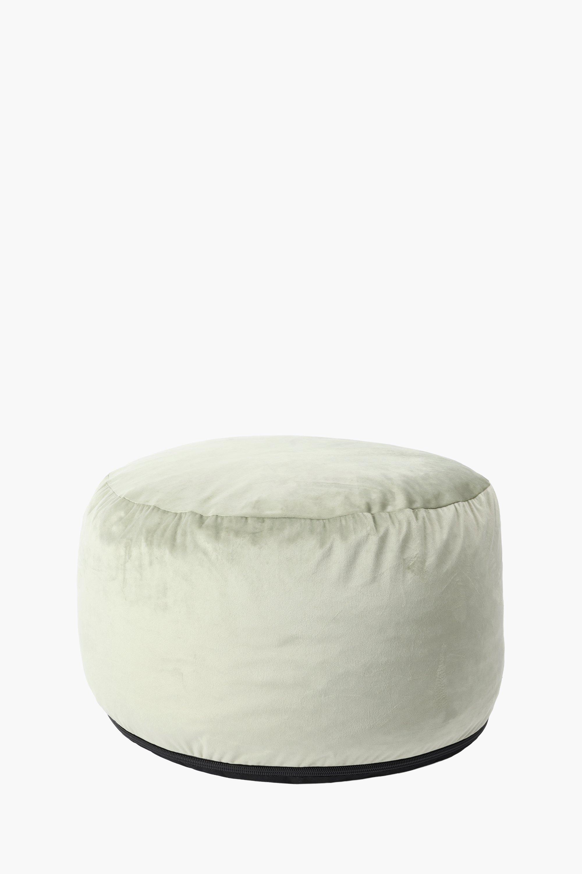 Velvet Pouffe, 30x50cm