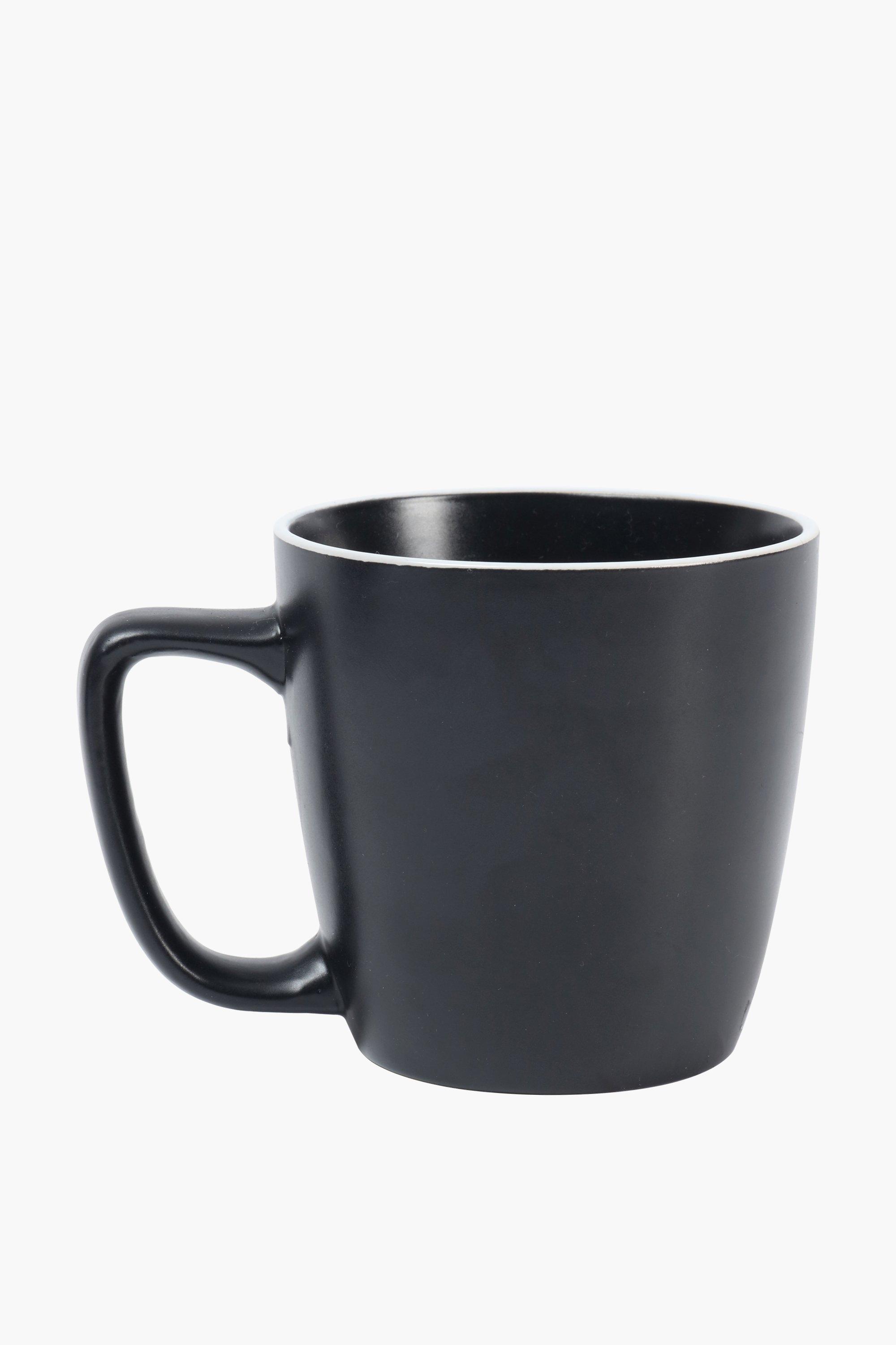 Matte Ceramic Rim Mug
