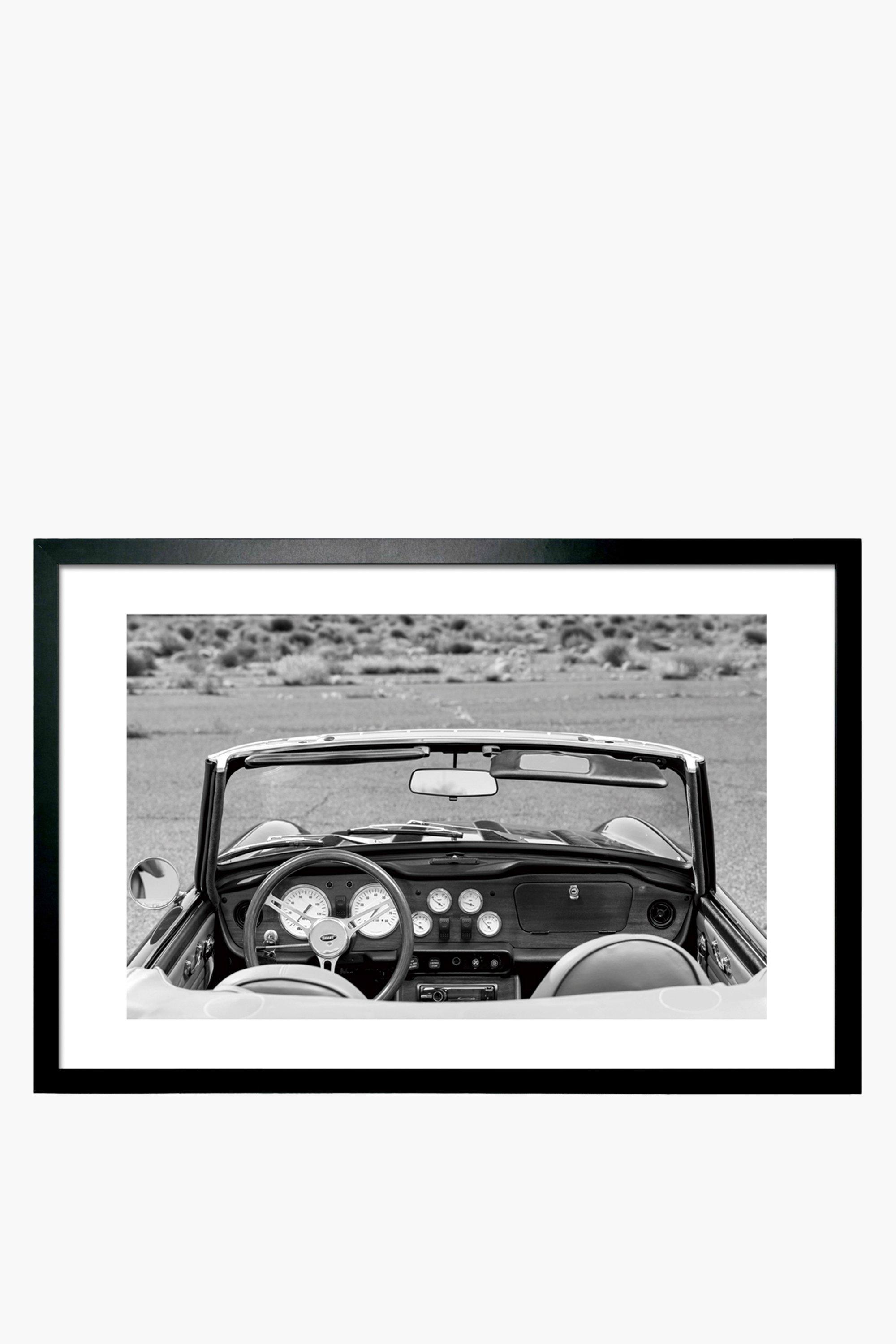 Framed Vintage Car Canvas, 40x60cm