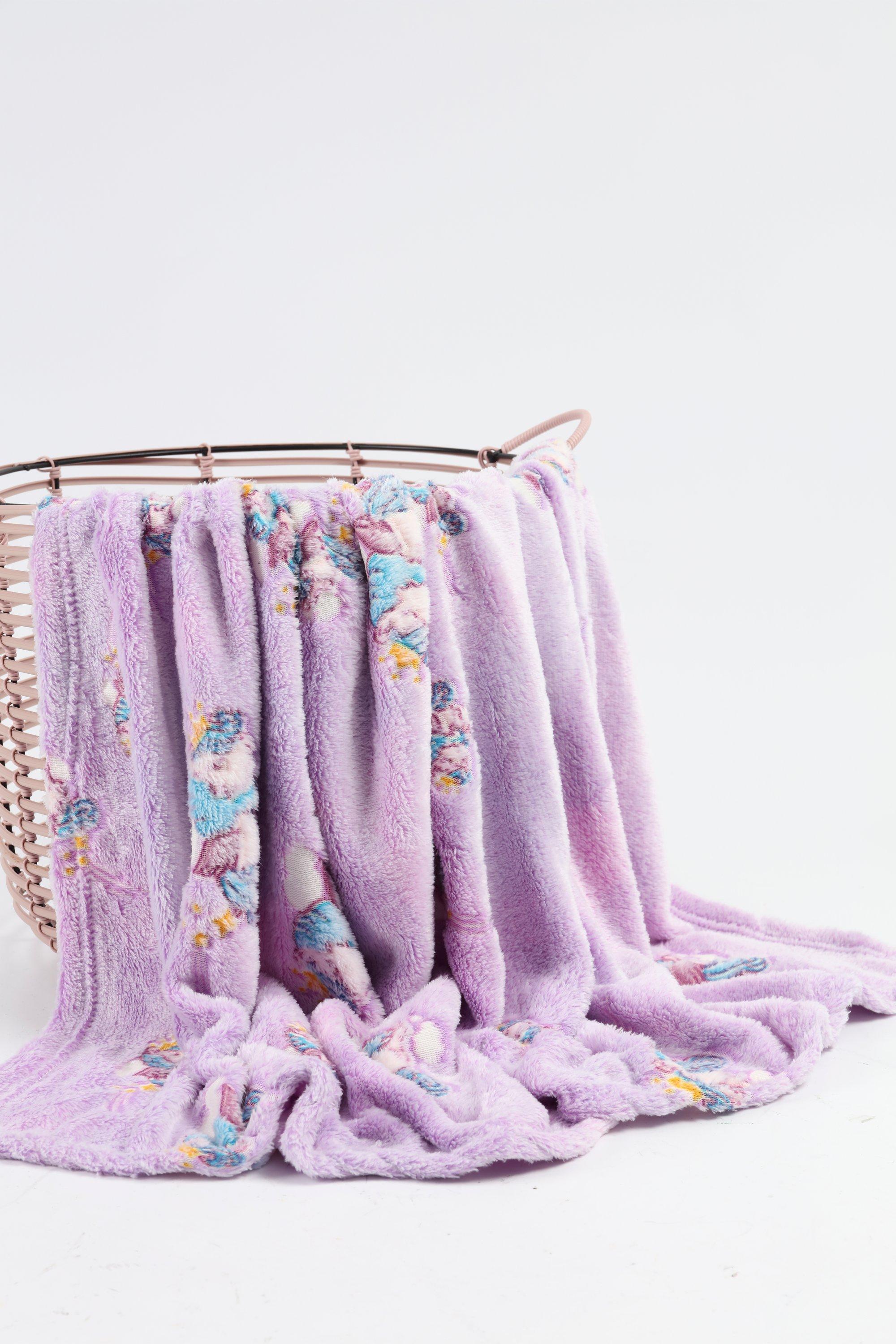 Glow Flannel Girls Blanket