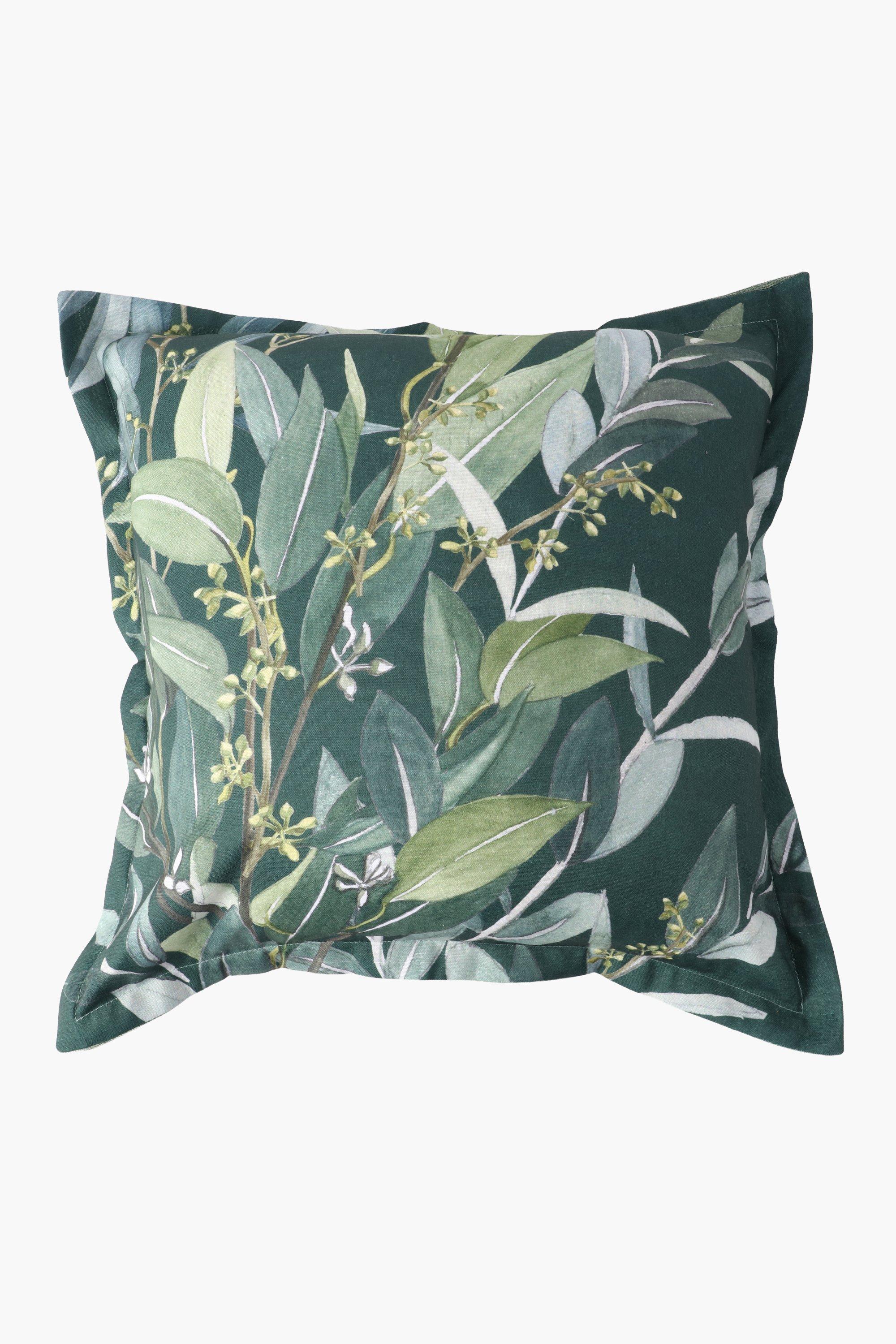 Printed Bexley Leaf Scatter Cushion, 55x55cm