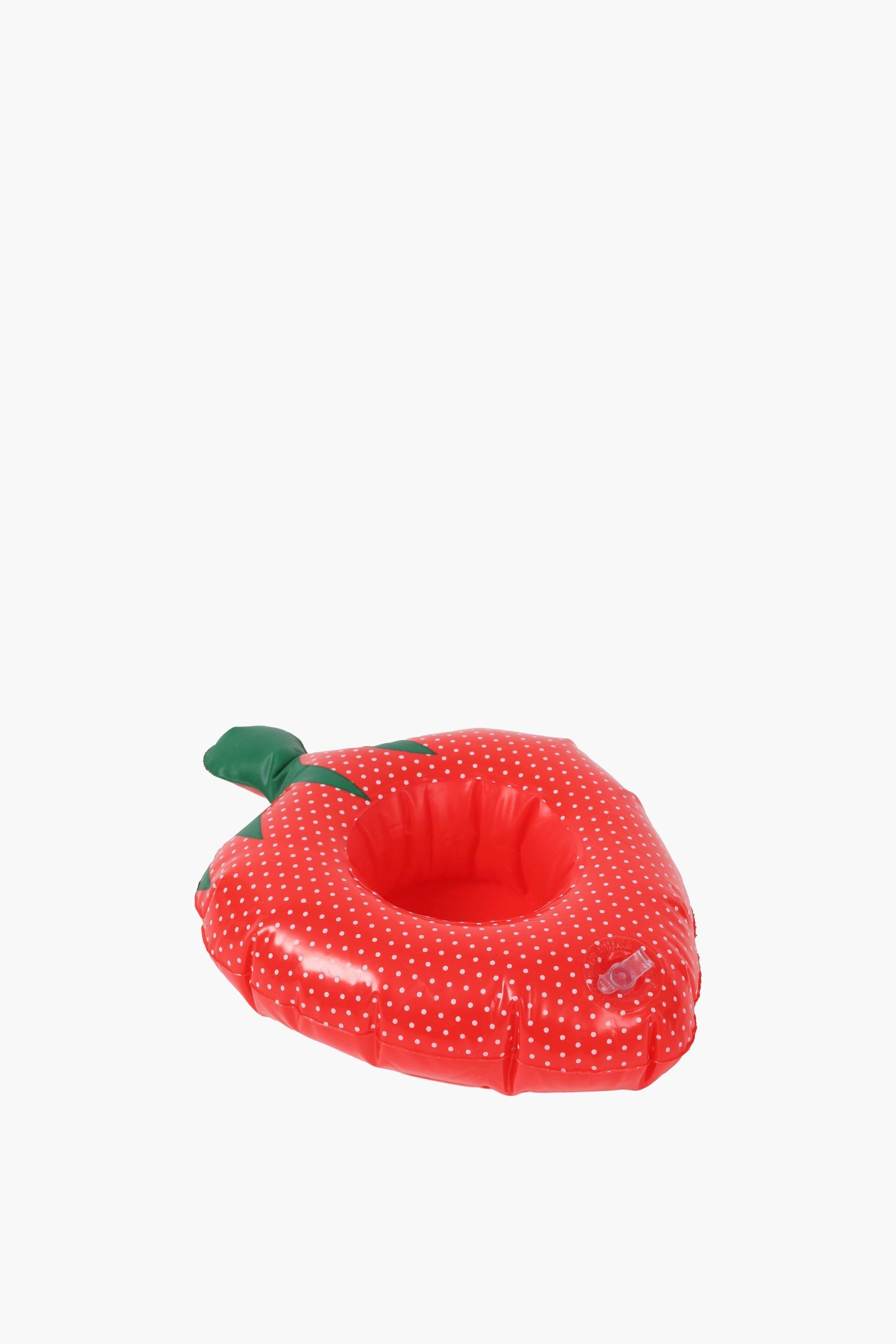 Inflatable Strawberry Pool Drink Holder