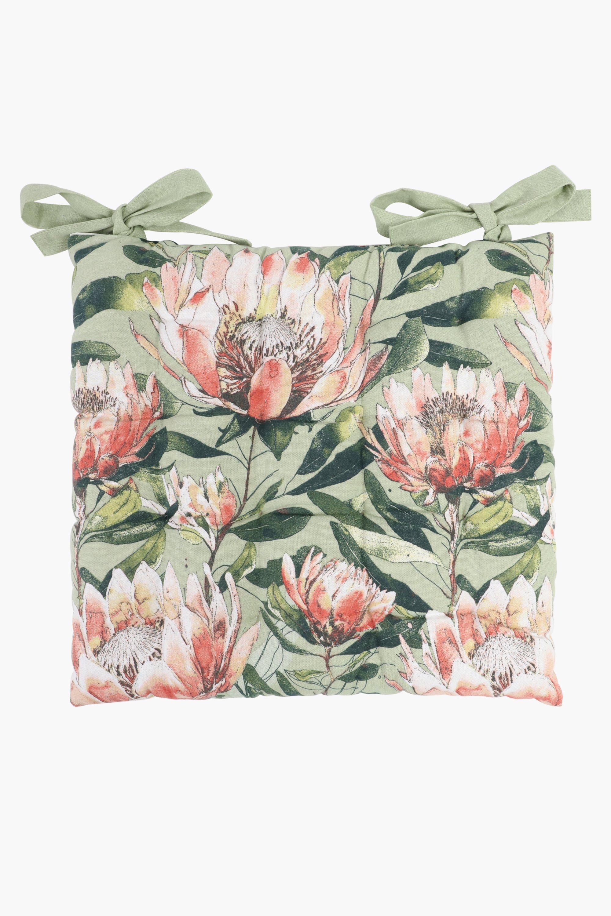 Printed Alicedale Floral Chairpad, 40x40cm