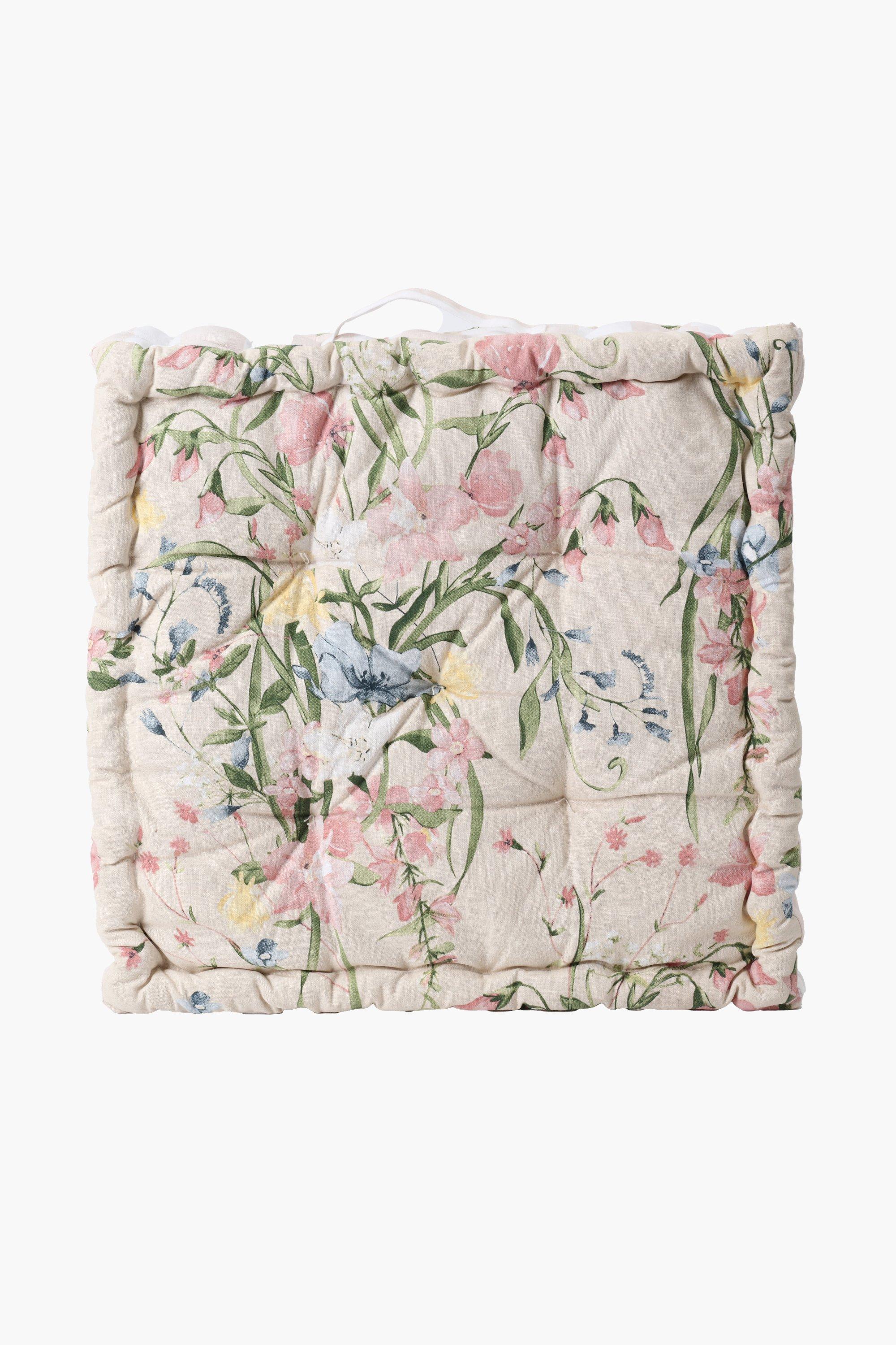 Printed Pennington Chair Pad, 50x50x10cm