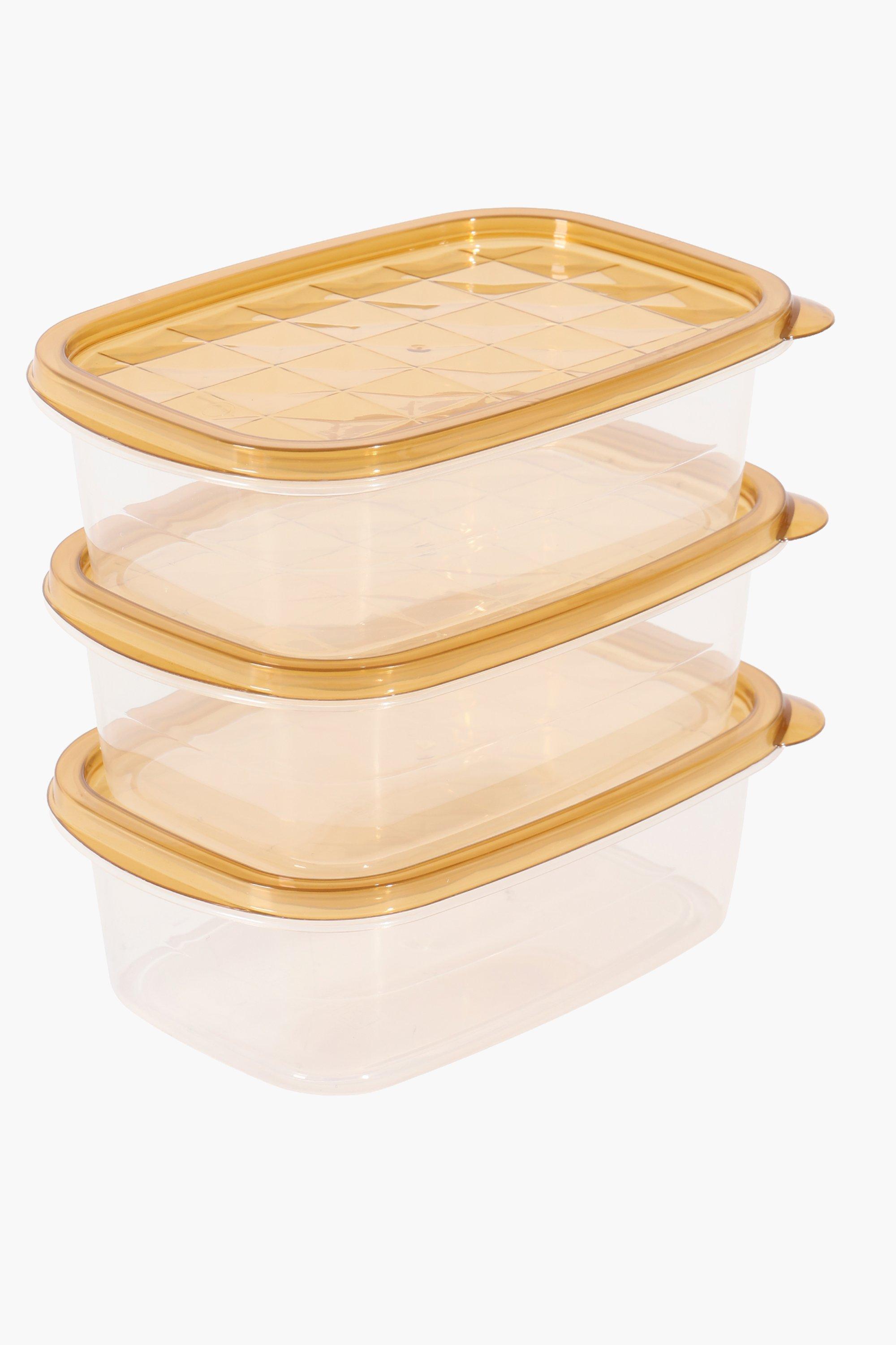 Medium 6 Piece Plastic Storage Set